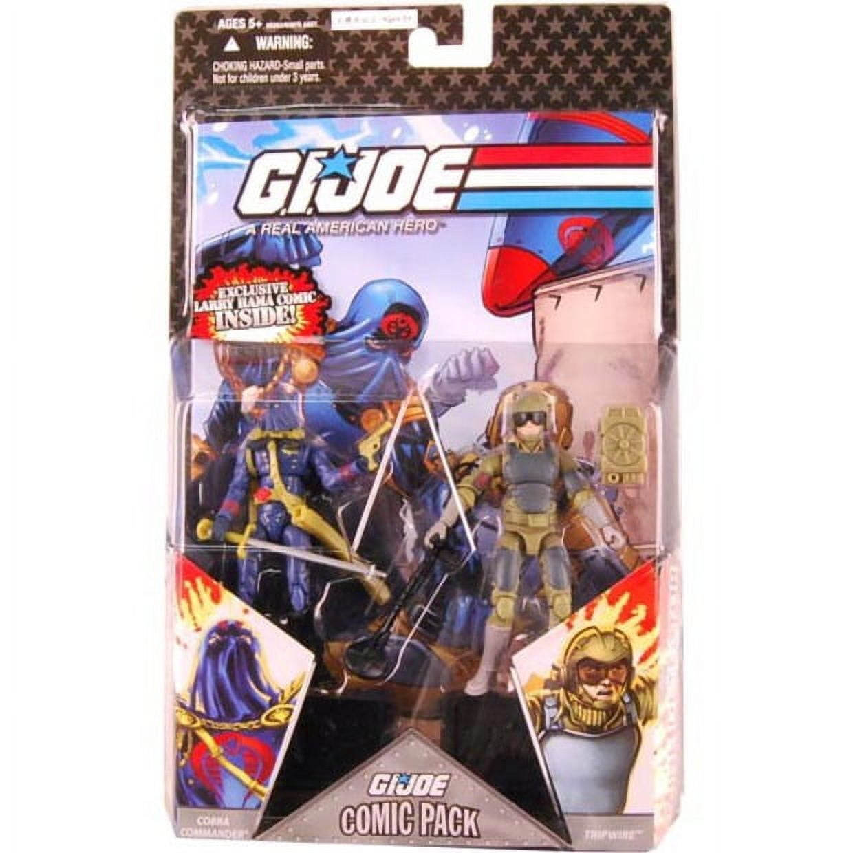 Cobra Commander And Tripwire Action Figure 2 Pack Gi Joe