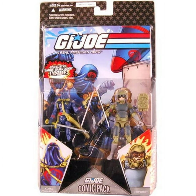 Cobra Commander & Tripwire Action Figure 2-Pack GI Joe - Walmart.com