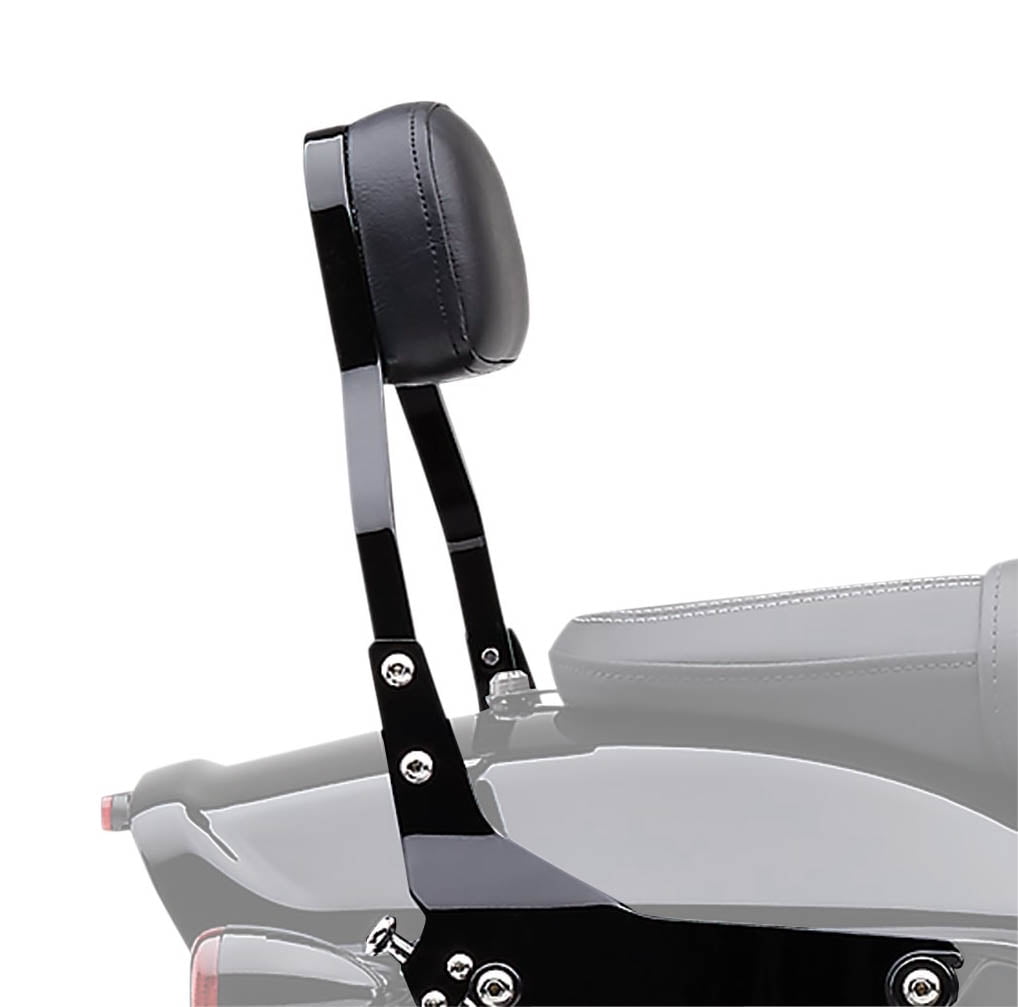 Cobra Detachable 11" High Black Sissy Bar Backrest Kit (602-2028B ...