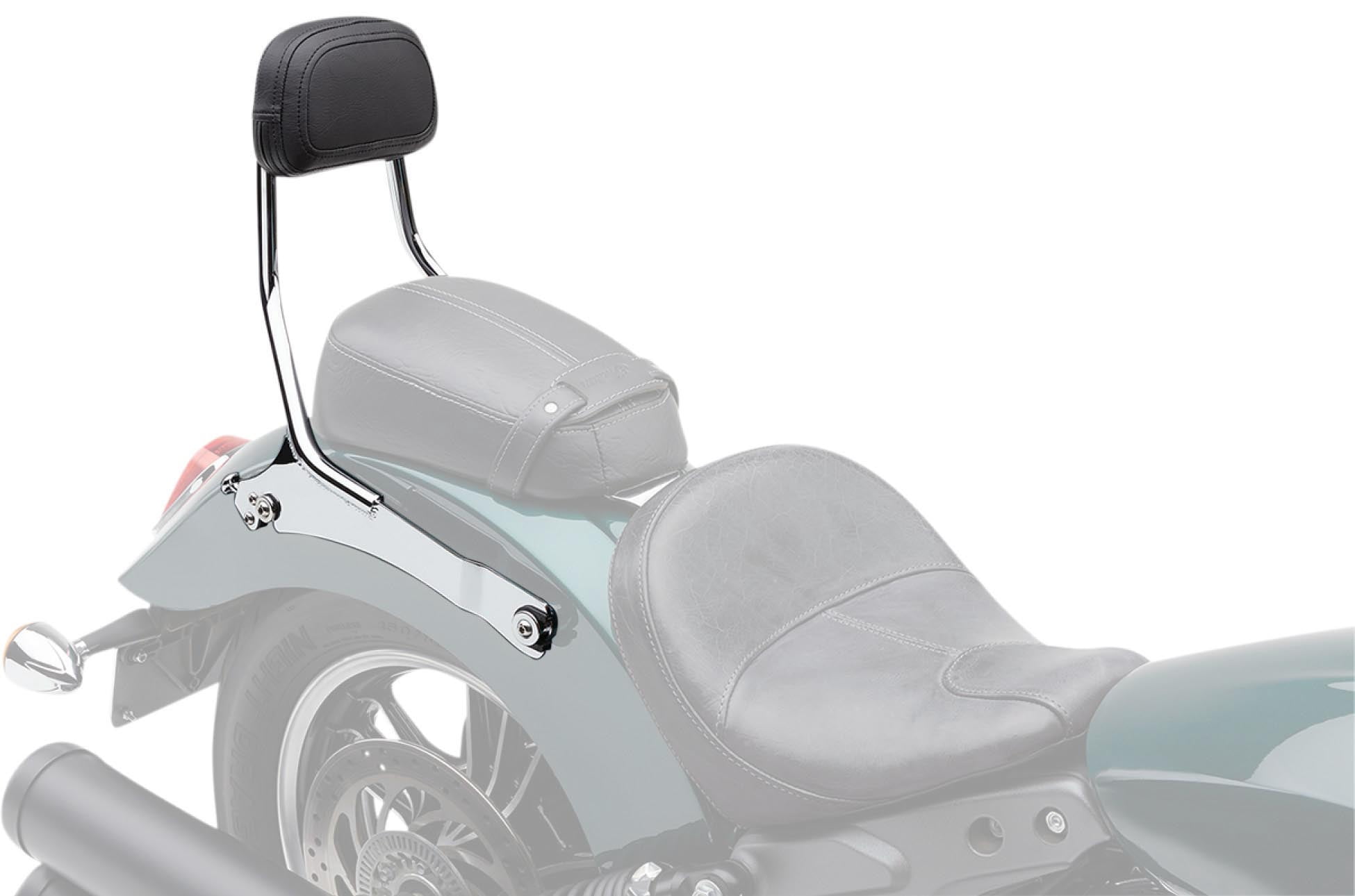 Cobra Detachable Chrome Backrest for Passenger Pillion (502-2211 ...