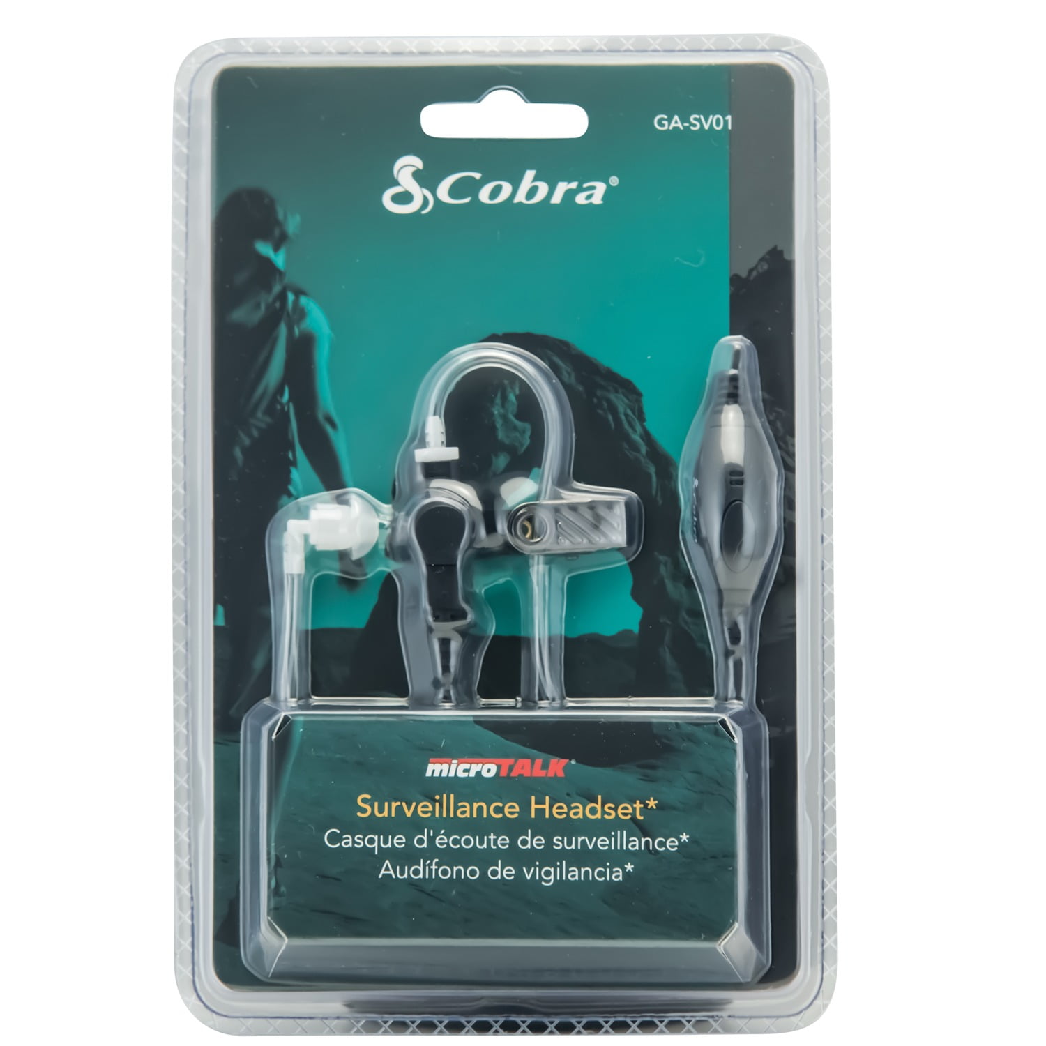 Cobra GA-SV01 Wired Microphone Headset for Surveillance - Walmart.com