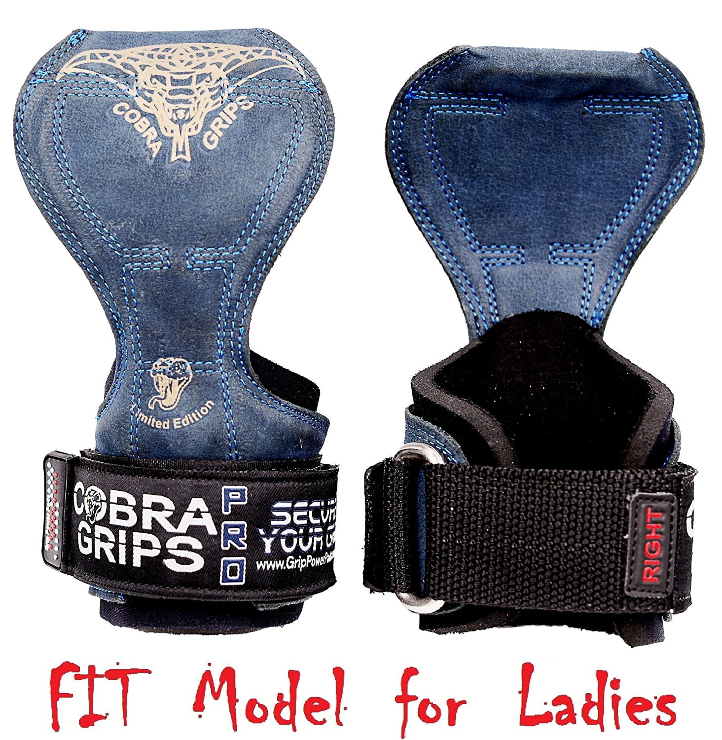 Cobra Grips PRO Weight Lifting Gloves Heavy Duty Straps Alternative ...