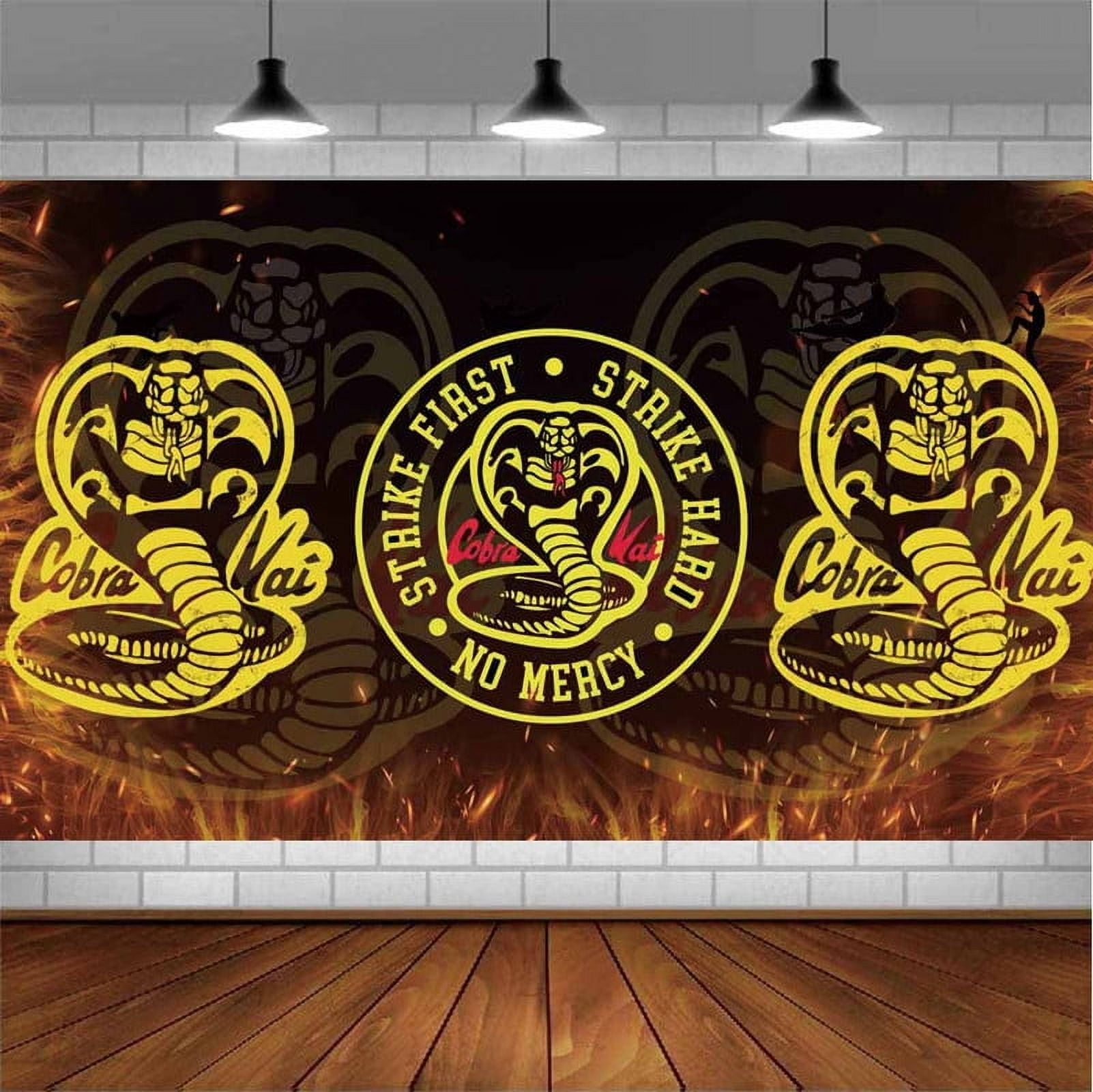 Cobra Kai Backdrop Banner Party Supplies Post Birthday Decorations ...