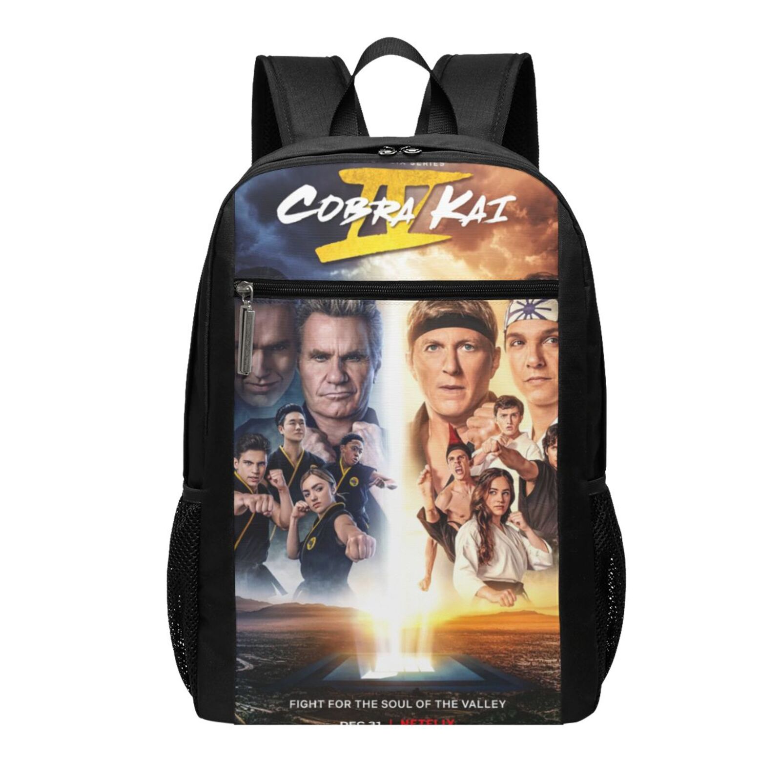 Cobra Kai Backpack Book Bags Casual Daypack For Travel Work Office ...