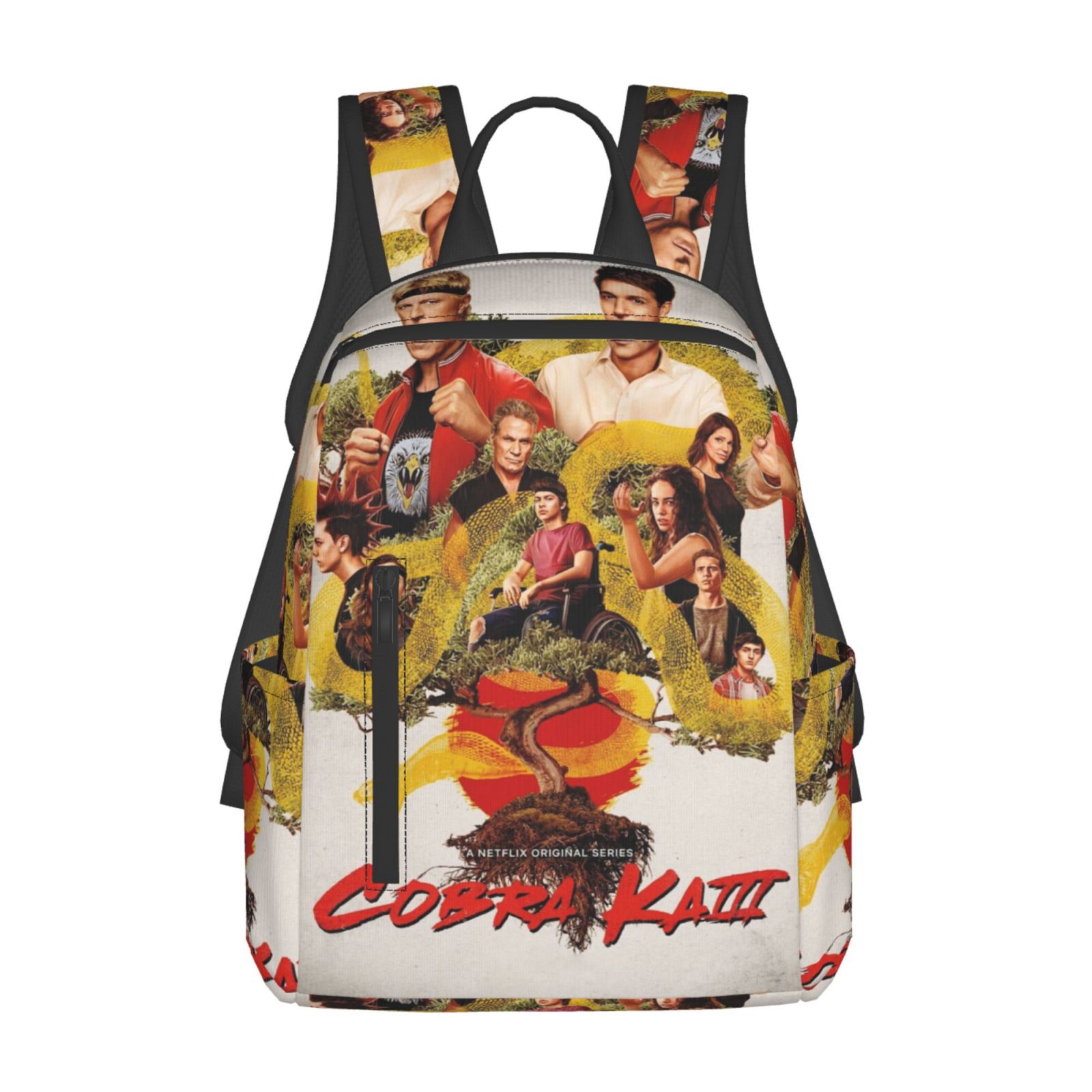 Cobra Kai Backpack Book Bags Casual Daypack For Travel Work Office ...