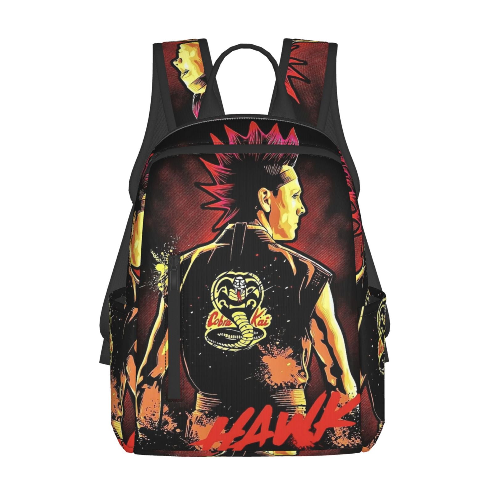 Cobra Kai Backpack Cartoon Printed College Laptop Schoolbag Casual ...