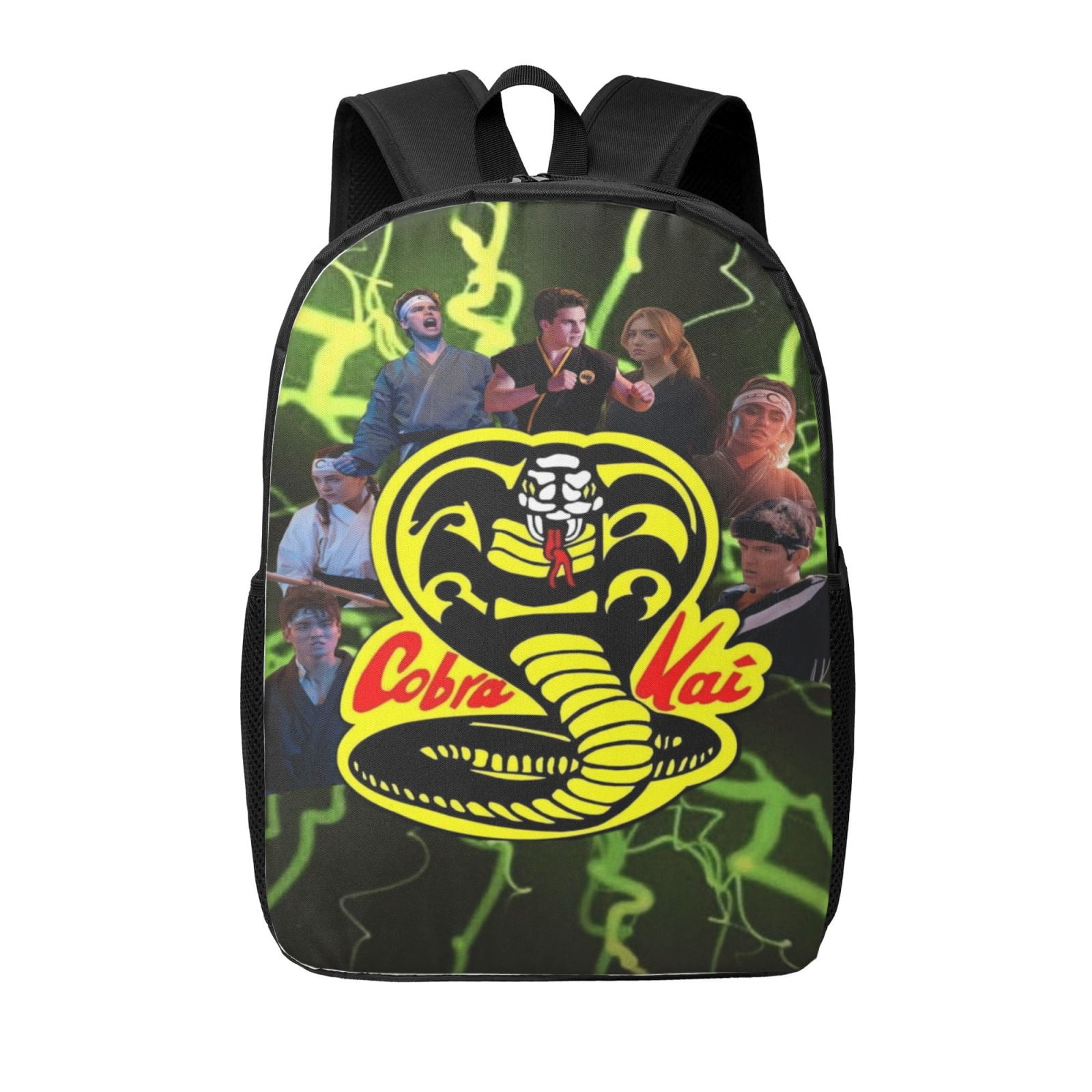 Cobra Kai Backpack Cute Pattern College Laptop Schoolbag 17 Inch Large ...