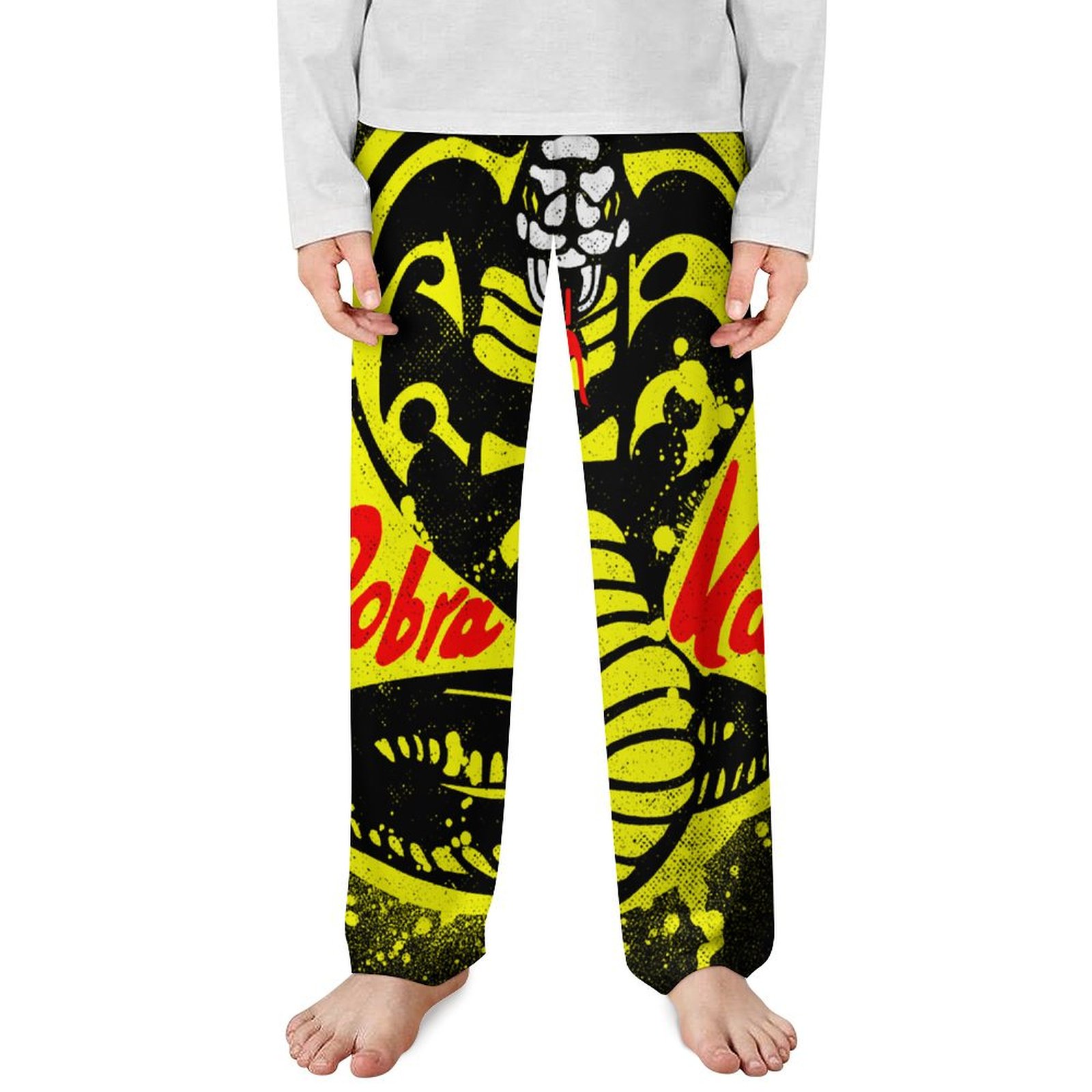 Cobra Kai Boys Pajama Pants Long Sleep Pants Soft Elastic Waist PJ Bottoms Lounge Pants for Kids ...