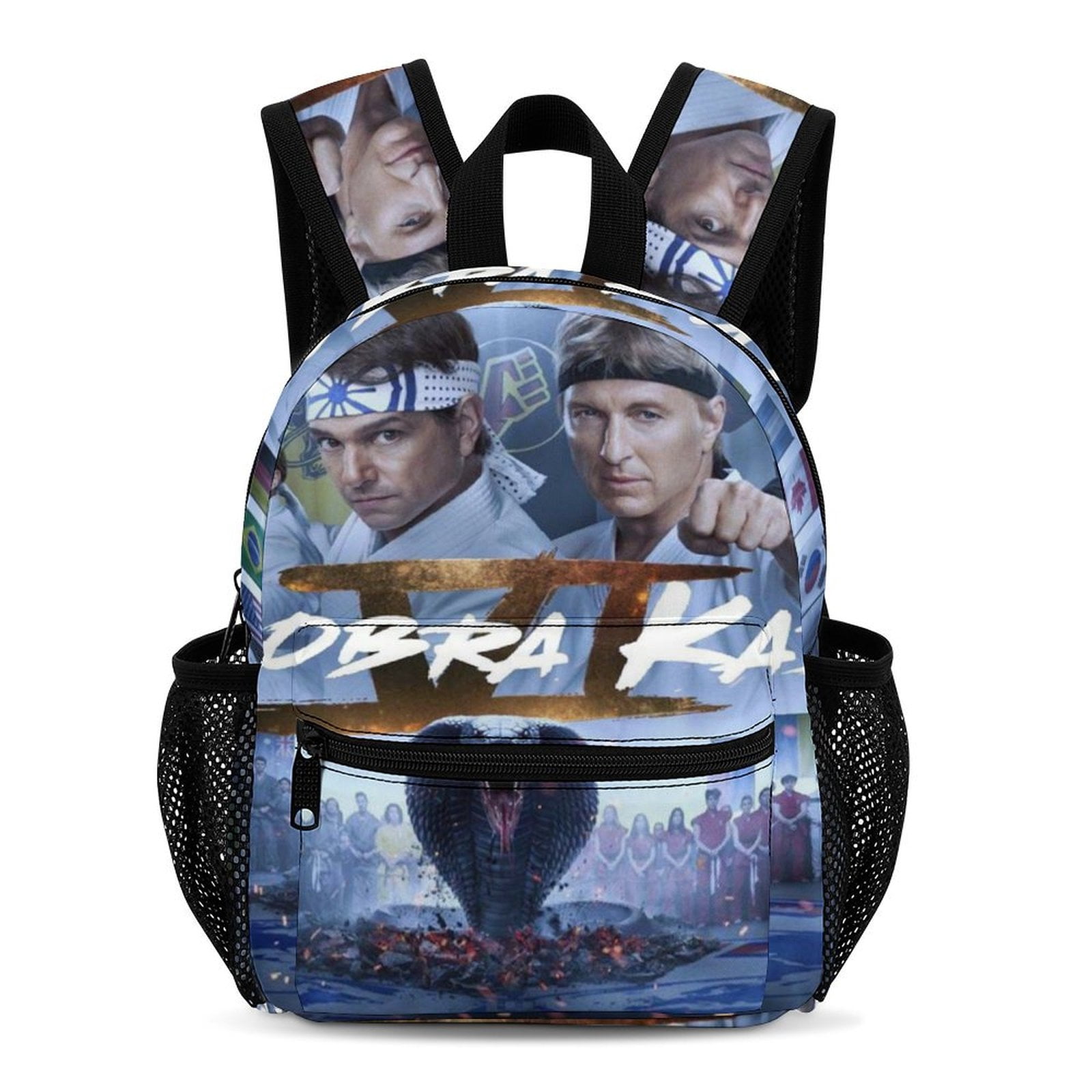 Cobra Kai Characters Backpack Daypack Lightweight School Bag Bookbag ...