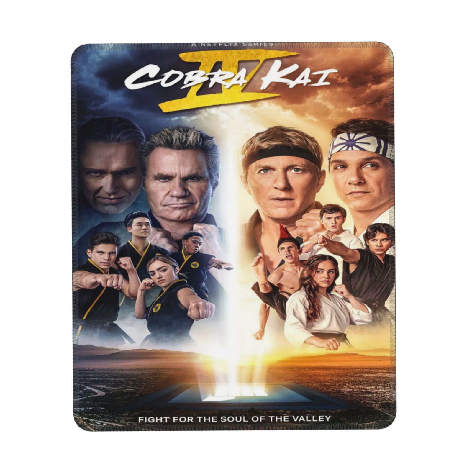 Cobra Kai Desk Mat, Gaming Mouse Pad Mat with Non-Slip Base Stitched ...