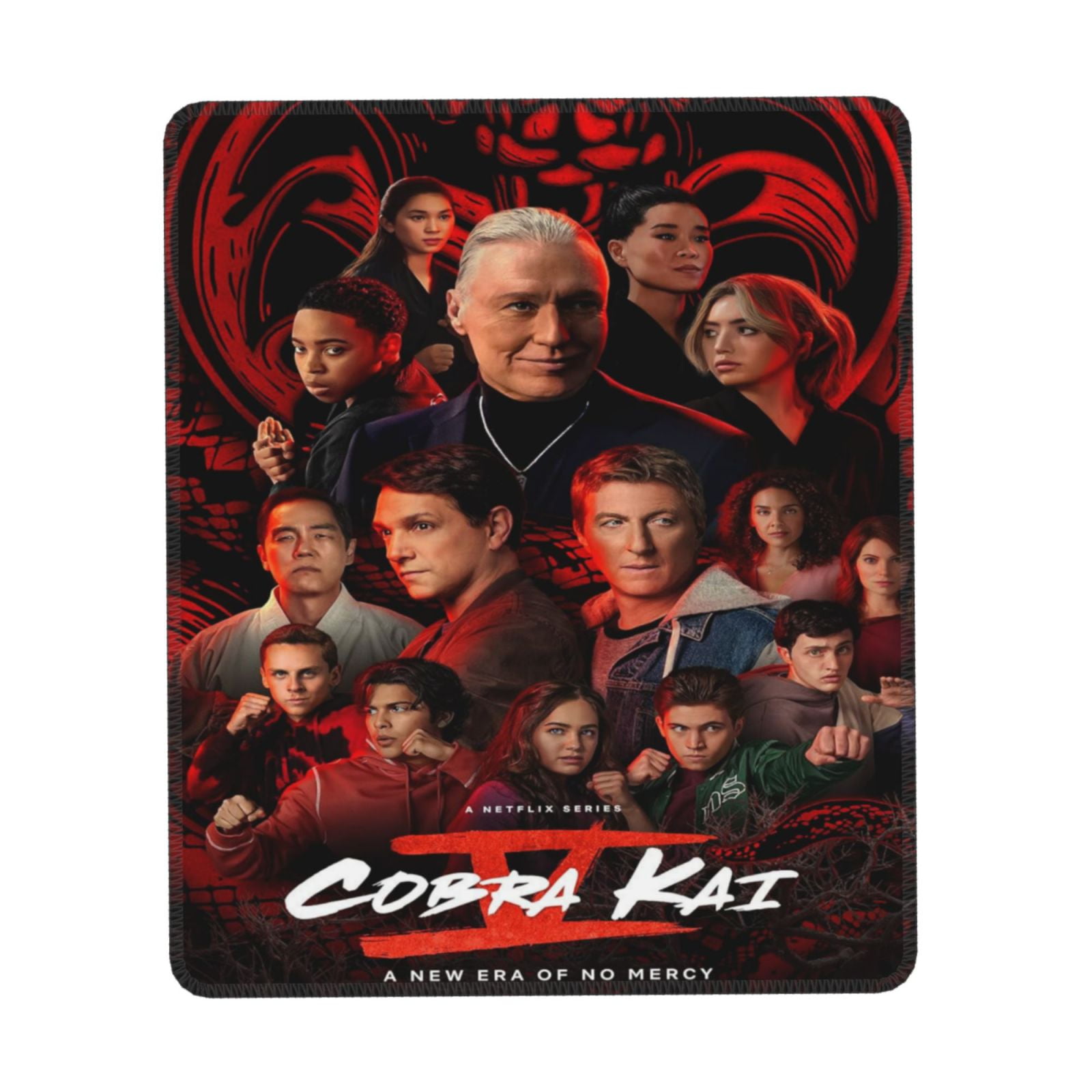 Cobra Kai Desk Mat, Gaming Mouse Pad Mat with Non-Slip Base Stitched ...