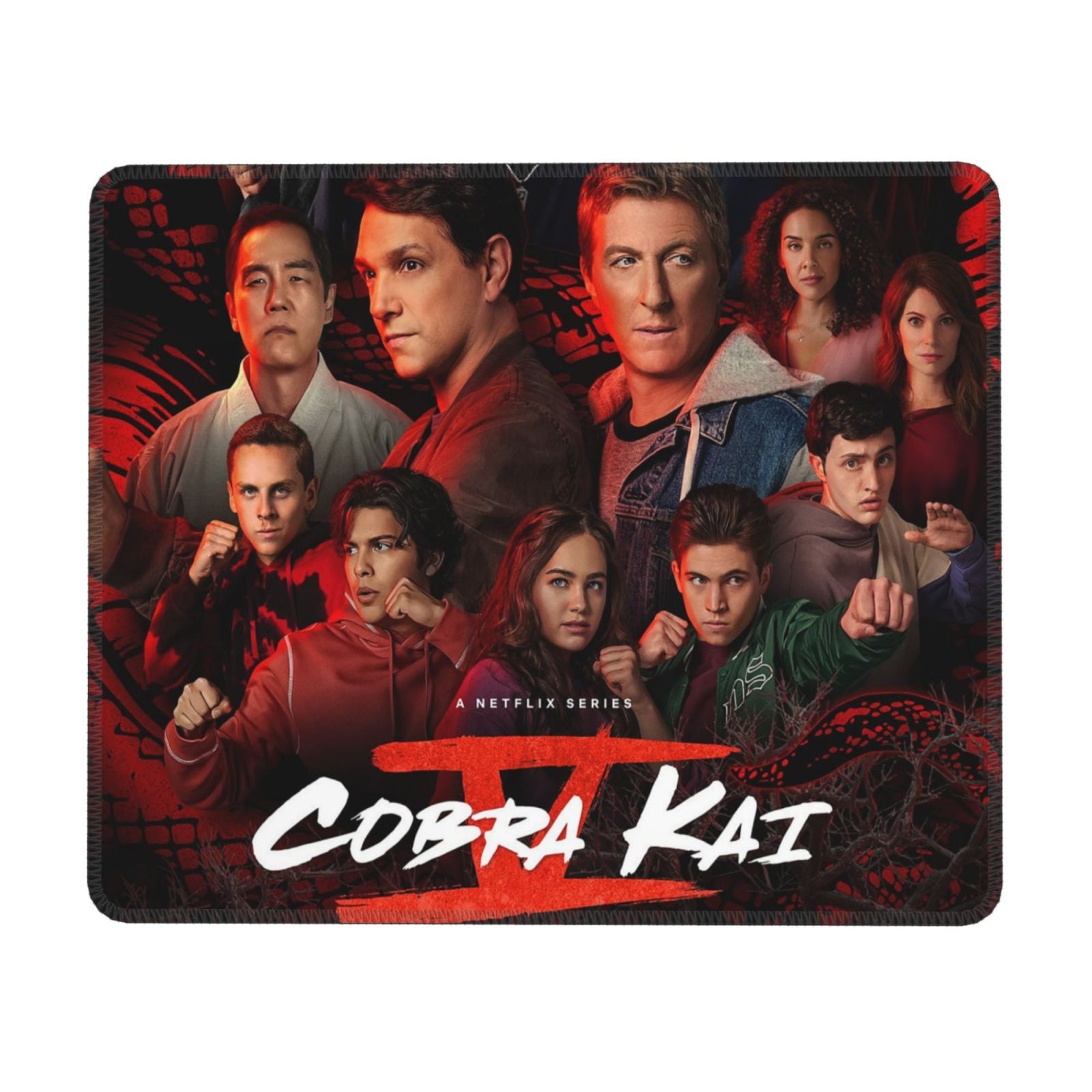 Cobra Kai Desk Mat, Gaming Mouse Pad Mat with Non-Slip Base Stitched ...