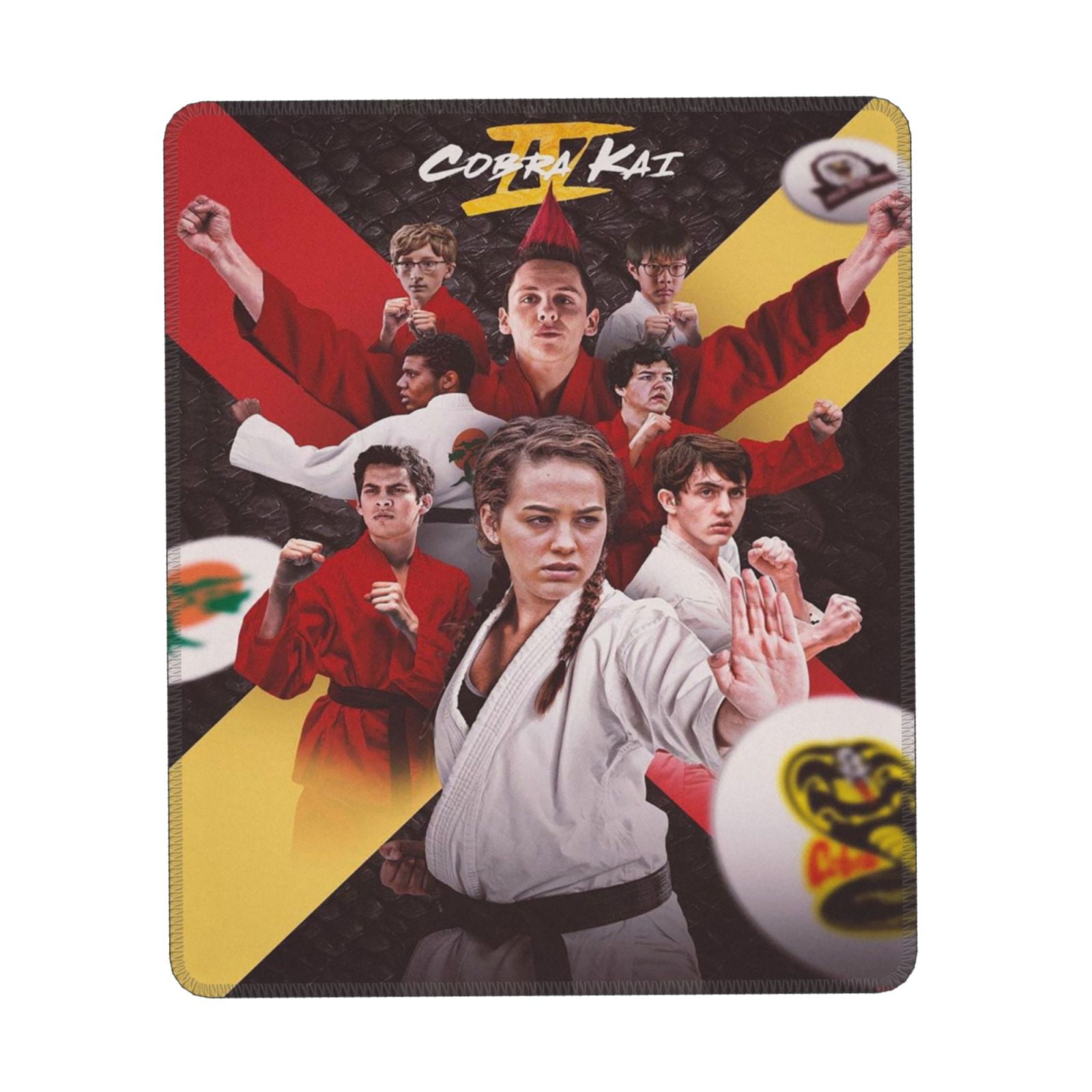 Cobra Kai Desk Mat, Gaming Mouse Pad Mat with Non-Slip Base Stitched ...