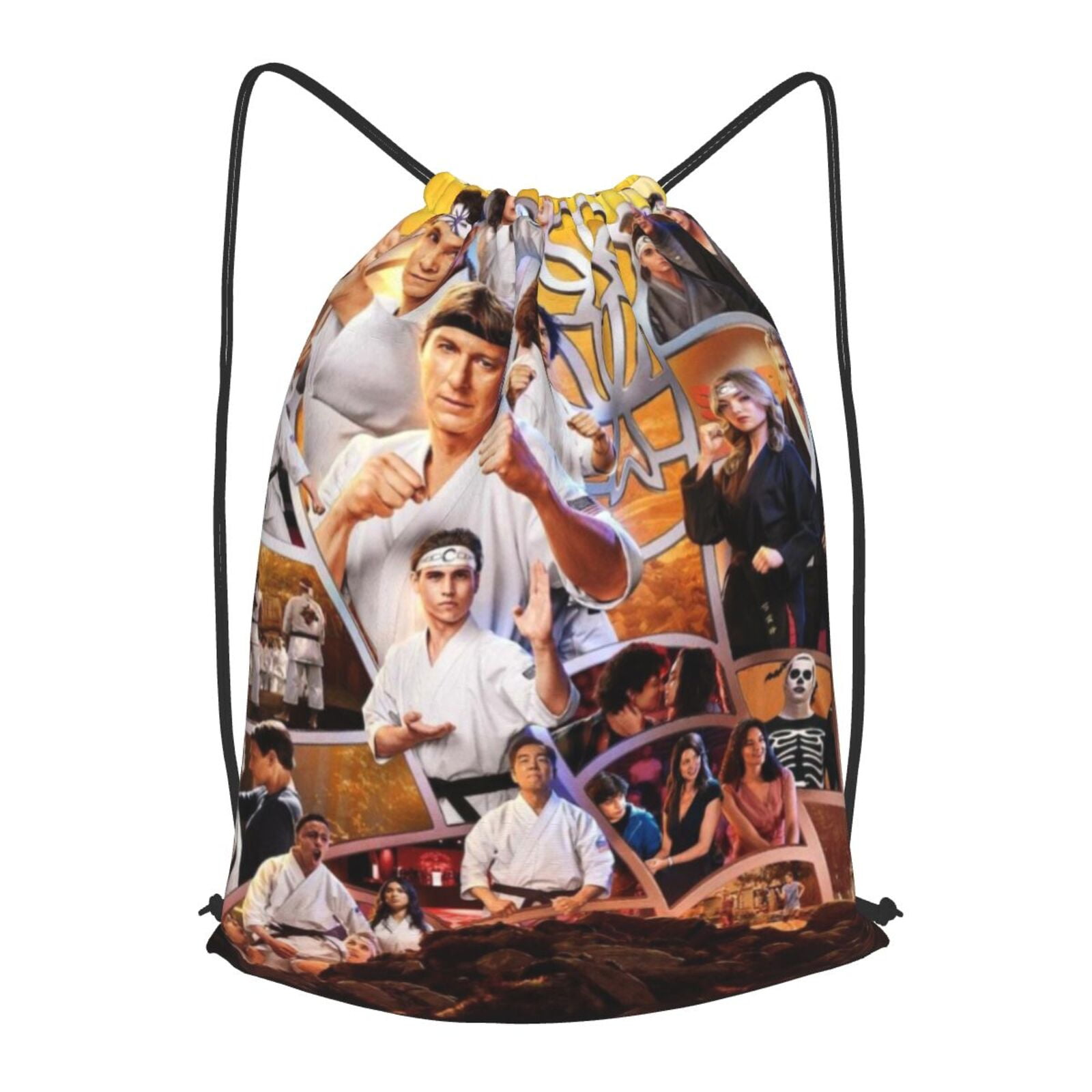 Cobra Kai Drawstring Bags Strap Pack Outdoor Gym Sport String Bag ...