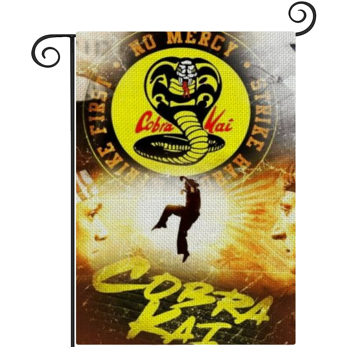 Cobra Kai Garden Flags Set of Double Sided 12 x 18 Inch Yard Flags ...