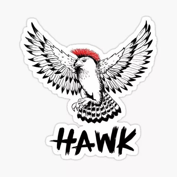 Cobra Kai Hawk Sticker Phone Decal Water Bottle Stickers Car Decals ...