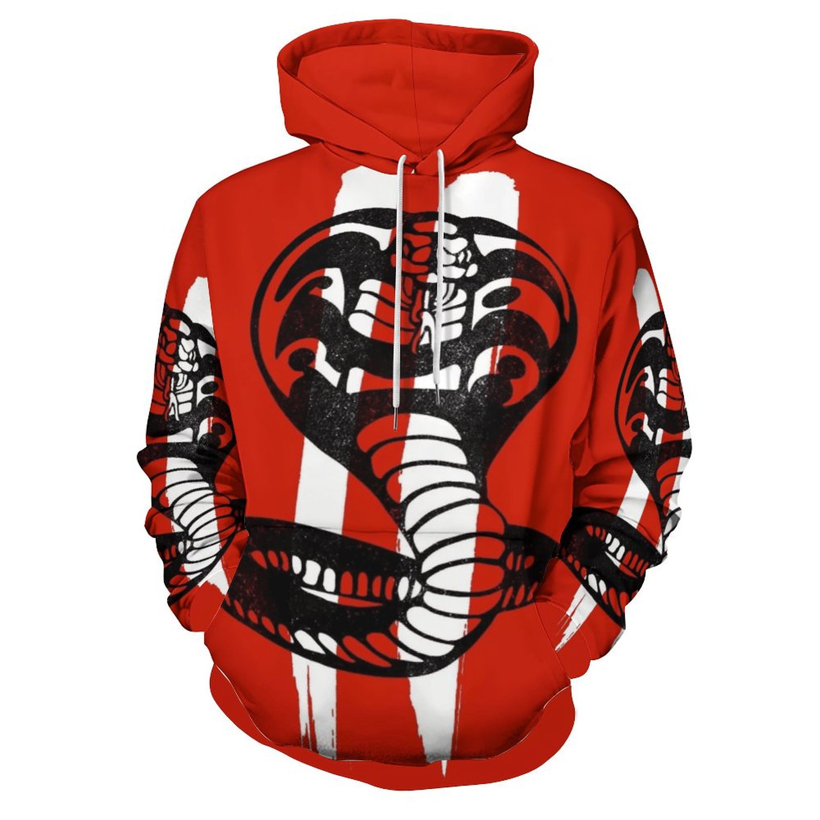 Cobra Kai Hoodie 3D Print Pullover Hooded Long Sleeve Sweatshirts Tops ...