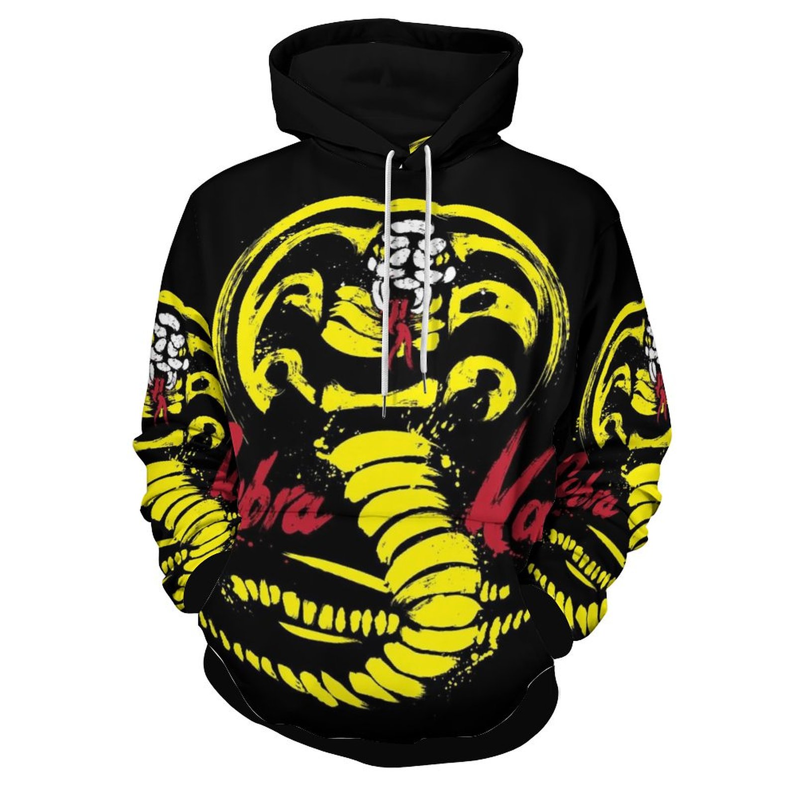 Cobra Kai Hoodie 3D Print Pullover Hooded Long Sleeve Sweatshirts Tops ...