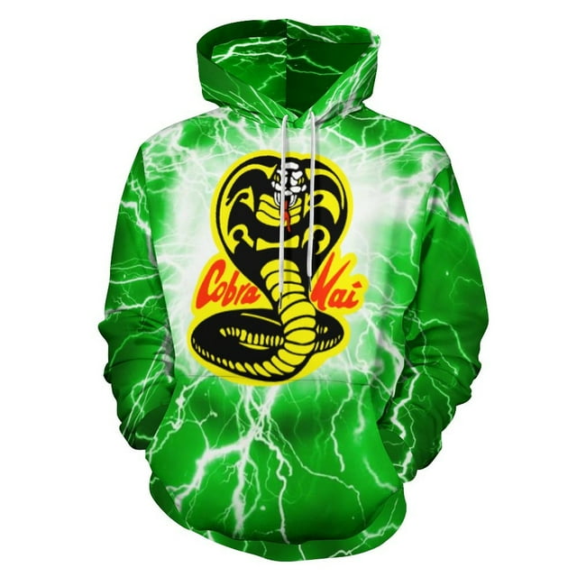 Cobra Kai Hoodie for Men Women, Unisex 3D Print Pullover Hooded With ...