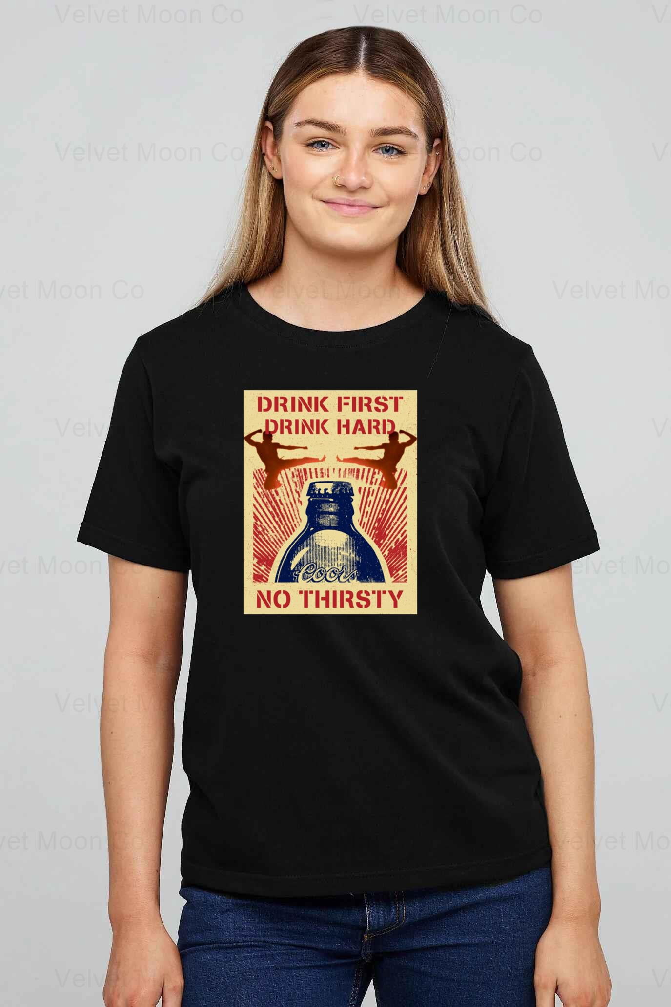Cobra Kai Johnny Lawrence Coors No Mercy Karate Fan Graphic T Shirt ...