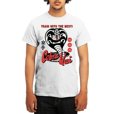 Cobra Kai TV Series Mens White Short Sleeve Graphic Tee Shirt-S - Walmart.com