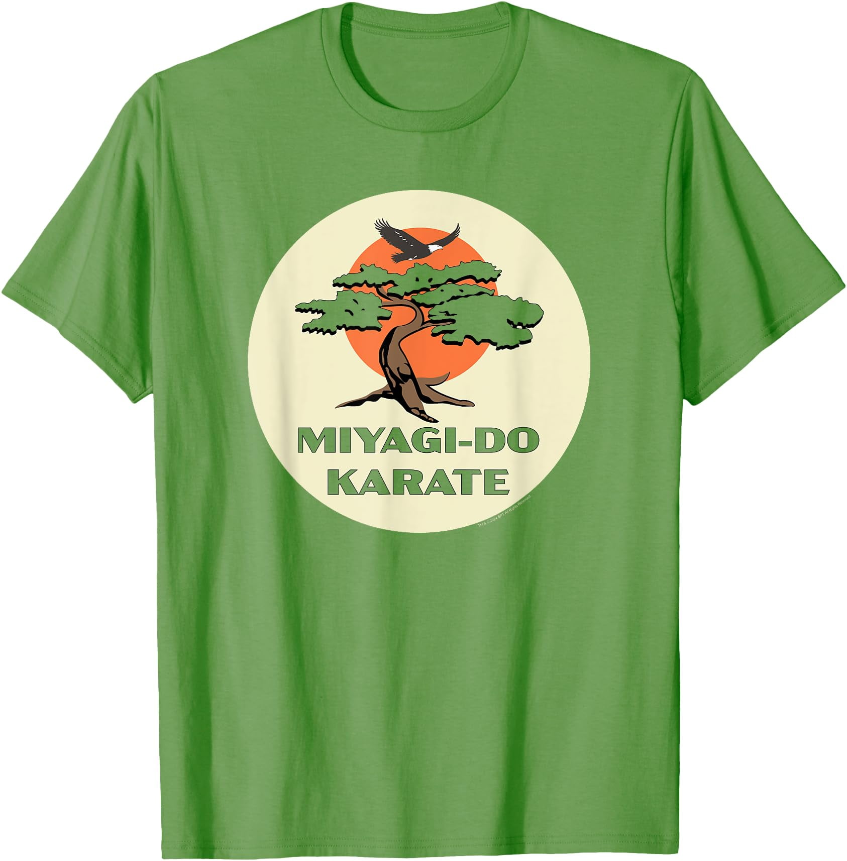 Cobra Kai Miyagi-Do Karate Eagle Fang Bonsai Tree Dojo Logo T-Shirt,Black Color,Size YouthXS ...