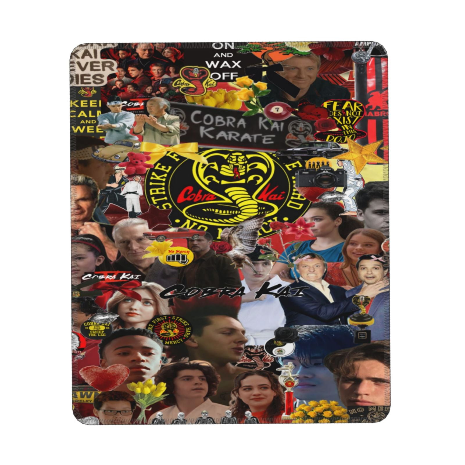 Cobra Kai Mouse Pad Personalized Gaming Mouse Mat With Stitched Edge ...