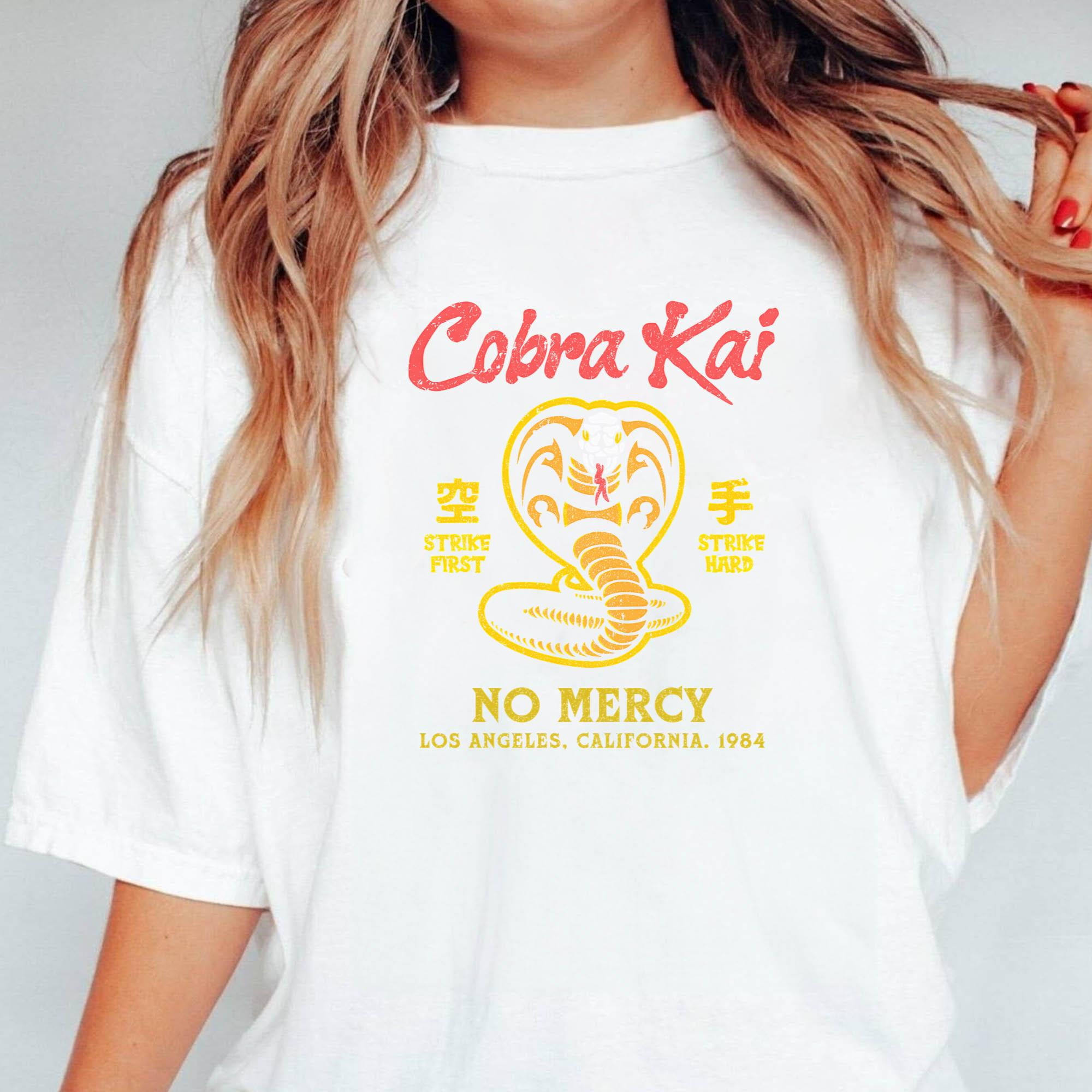 Cobra Kai No Mercy The Karate Kid Dojo Motto Fan Tribute Unisex T-Shirt, up to 5XL - Walmart.com
