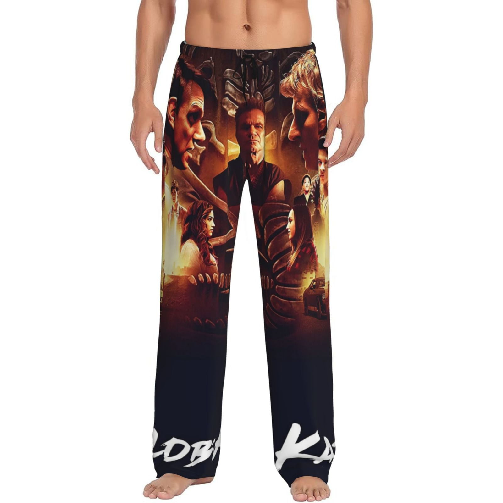 Cobra Kai Pajama Pants Drawstring Elastic Waistband Loungewear Comfy Separate Bottoms Sleep PJ ...