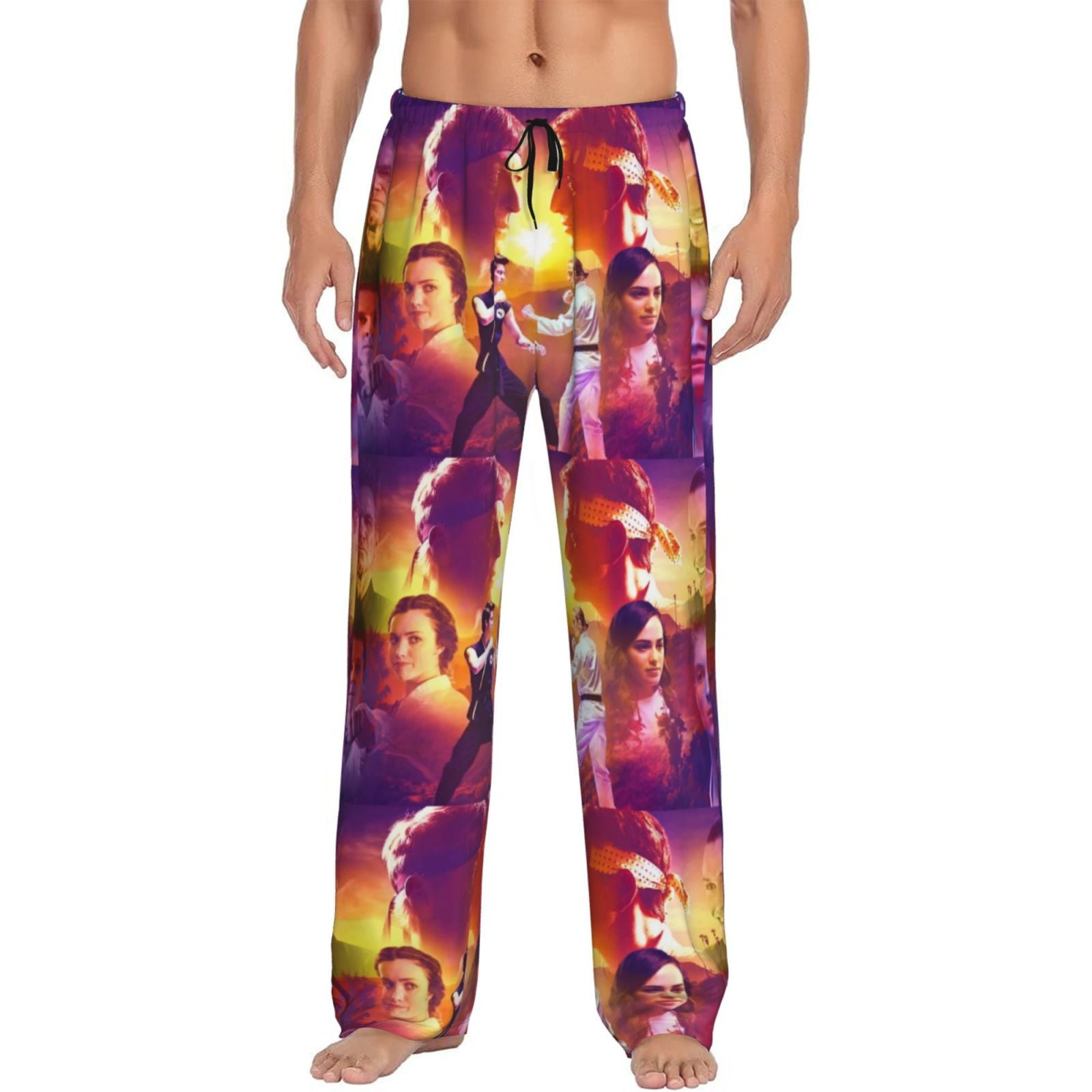 Cobra Kai Pajama Pants Drawstring Elastic Waistband Loungewear Comfy Separate Bottoms Sleep PJ ...