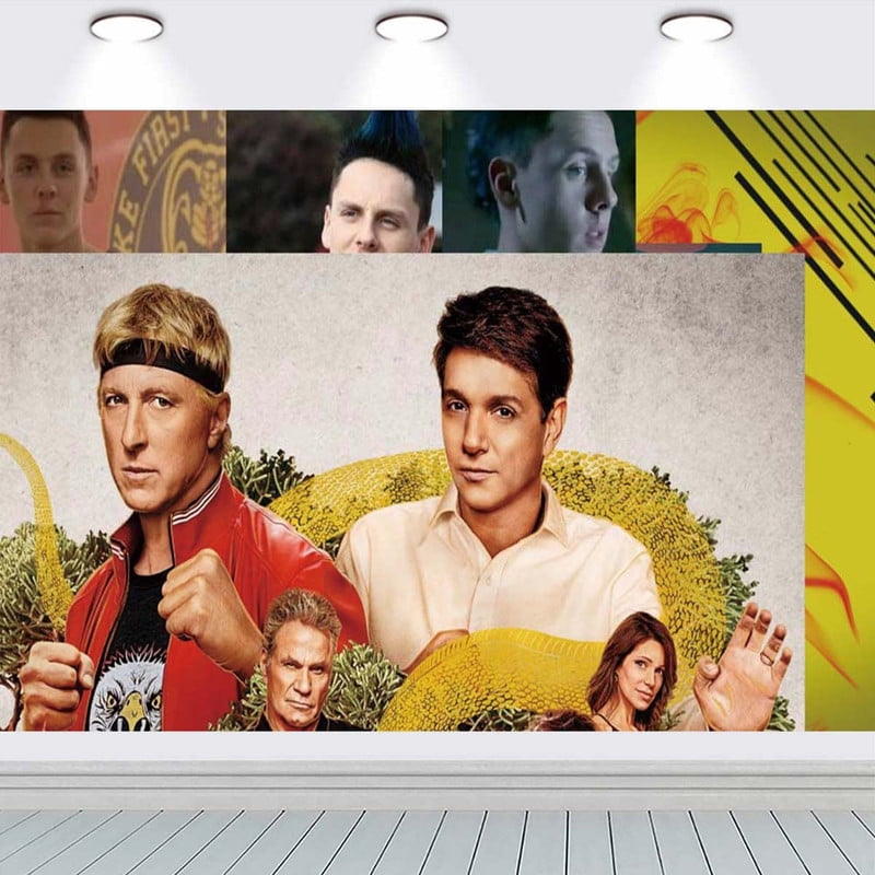 Cobra Kai Party Supplies Background Backdrop Taspestry Banner Poster ...