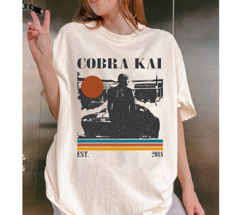 Cobra Kai Shirt, Cobra Kai T Shirt, Cobra Kai Tee, TV Series T-Shirt, Movie TShirt, Vintage ...