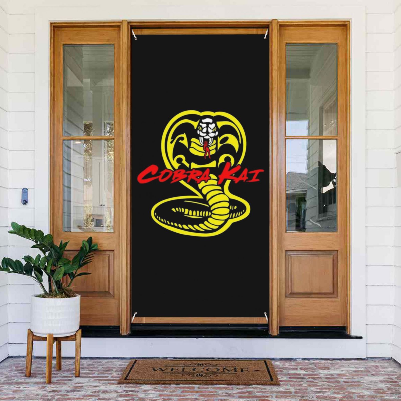Cobra Kai Symbol Door Cover Decorated Banner Tapestry Home Decor ...