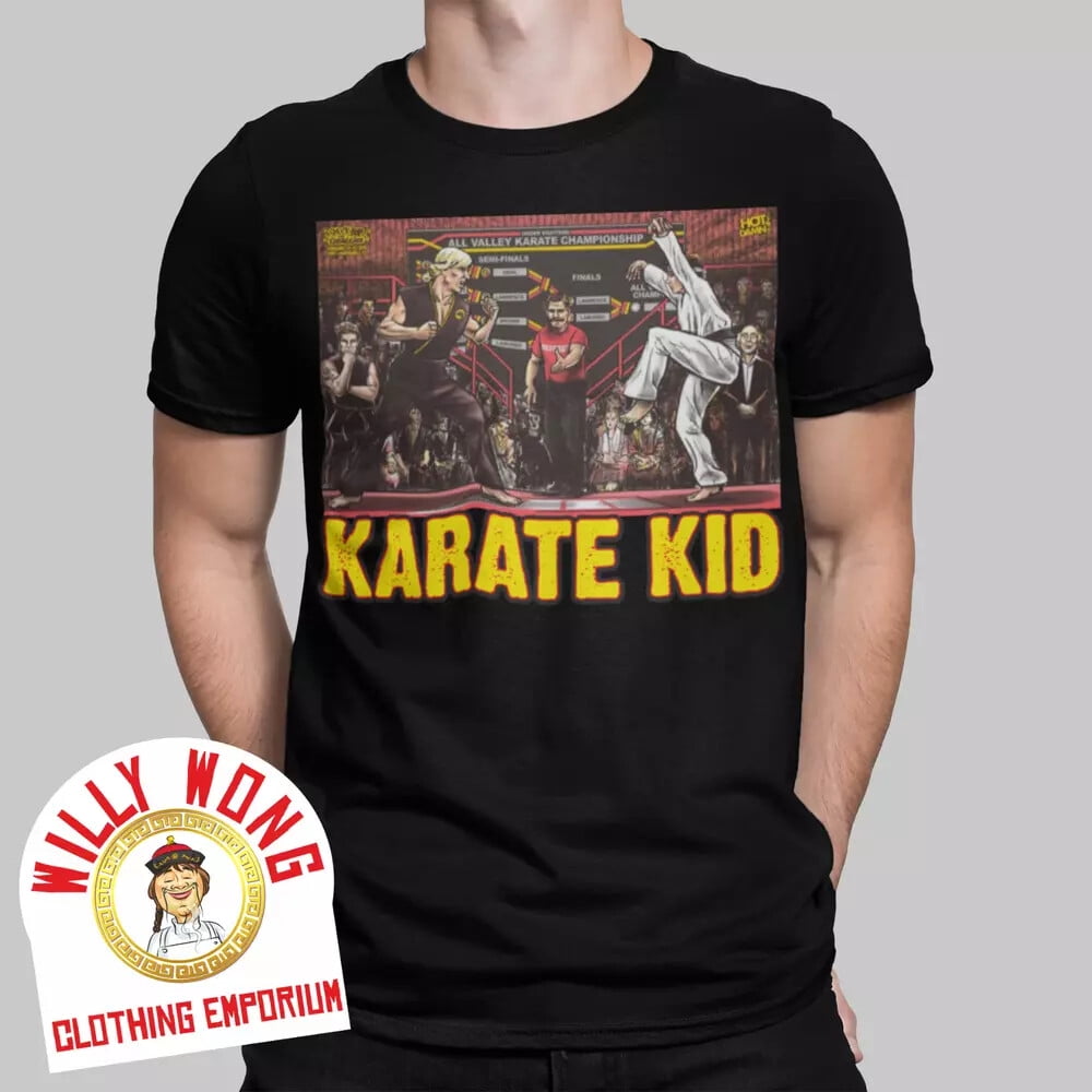 Cobra Kai T-Shirt Karate Kid Miyagi Eagle TV 80s 90s Street Fighter Tee ...