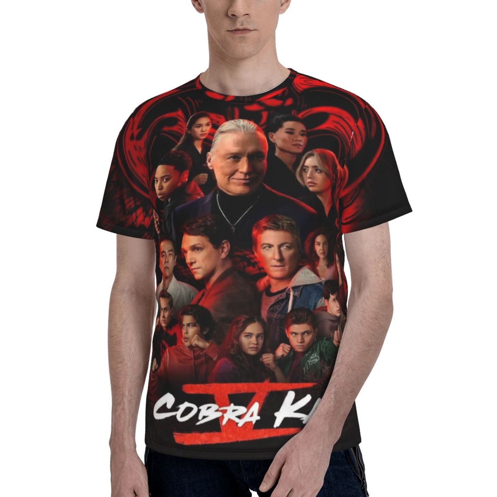Cobra Kai T-Shirts 3d Printed Short Sleeve Tee Shirt For Men - Walmart.com