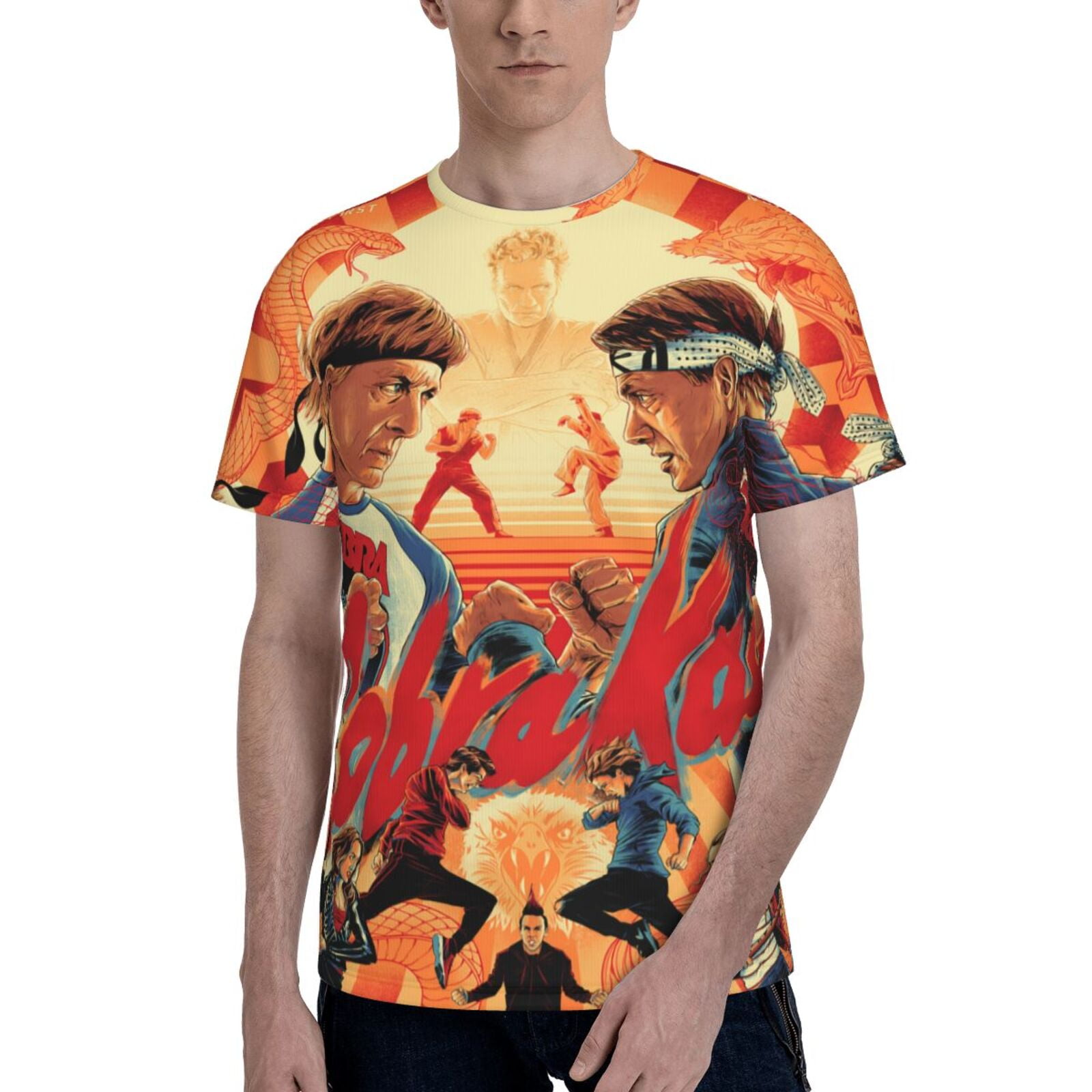 Cobra Kai T-Shirts 3d Printed Short Sleeve Tee Shirt For Men - Walmart.com