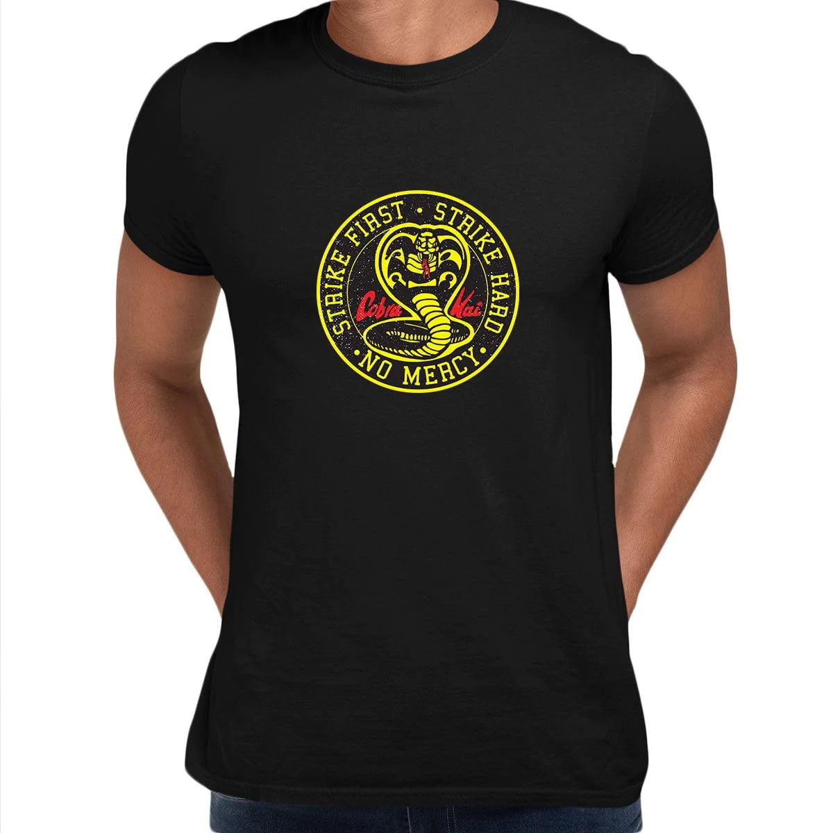 Cobra Kai T-shirt Karate Kid Movie Kung Fu Martial Arts Retro Gift Top ALL SIZES - Walmart.com