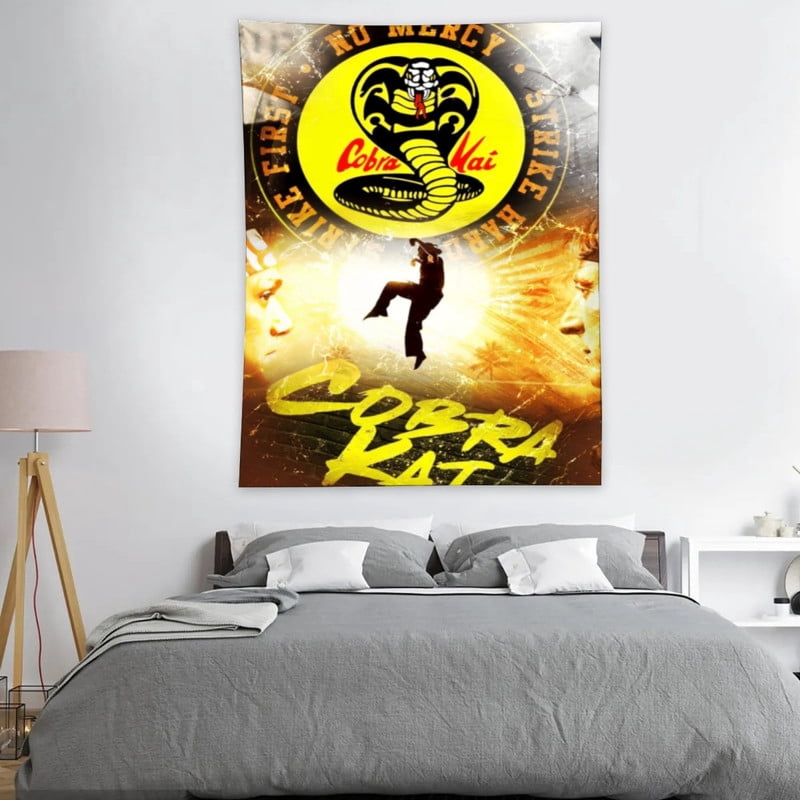 Cobra Kai Tapestry Gift Wall Hanging Backdrop for Room Bedroom Girls Or ...