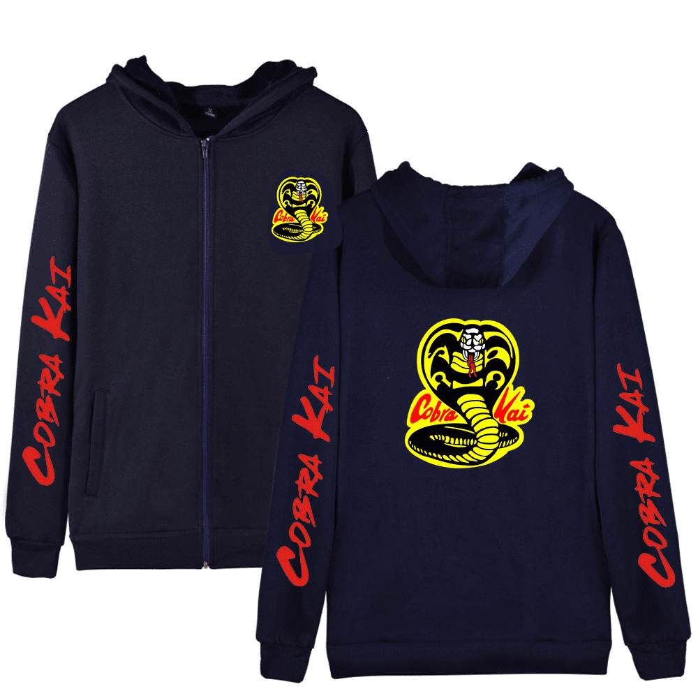 Cobra Kai ZIP Hoodie Cobra Kai Gift Mixed Martial Arts MMA Gift Karate ...
