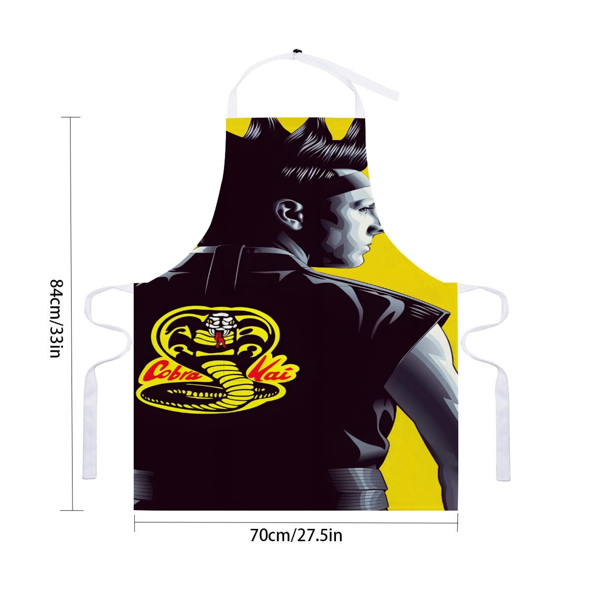 Cobra Kai apron, waterproof with pockets, suitable for adult kitchen ...