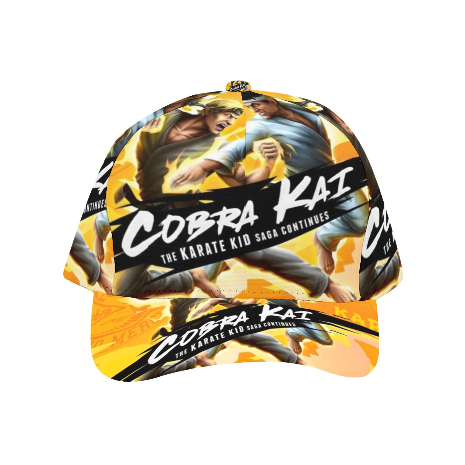Cobra Kai-theme Baseball Cap For Men, Women & Kids, Classic Flat Brim ...