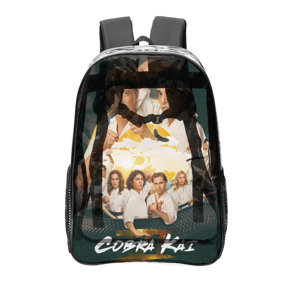 Cobra Kai-theme Clear Backpack Heavy Duty Transparent Bag See Through ...