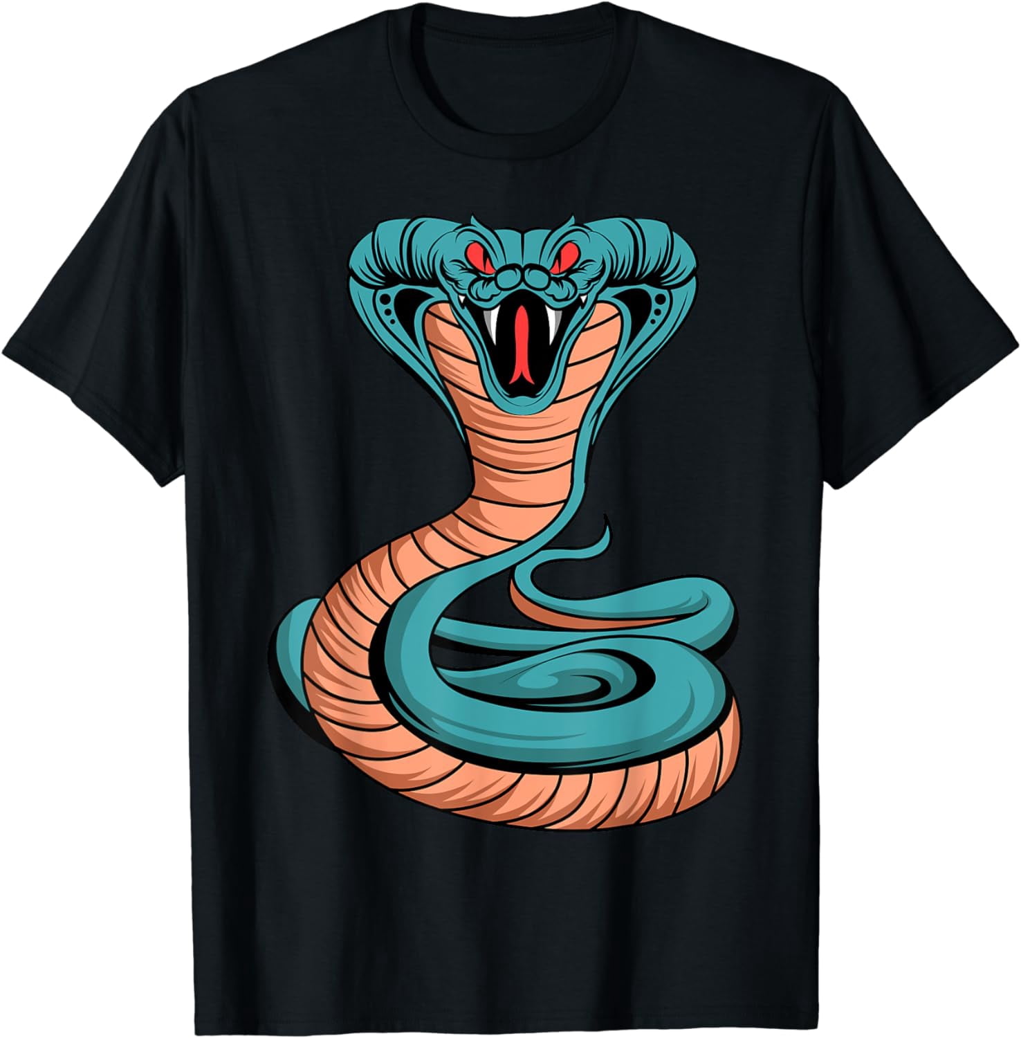 Cobra King Venomous Snake Poisonous Reptile Lover T-Shirt - Walmart.com