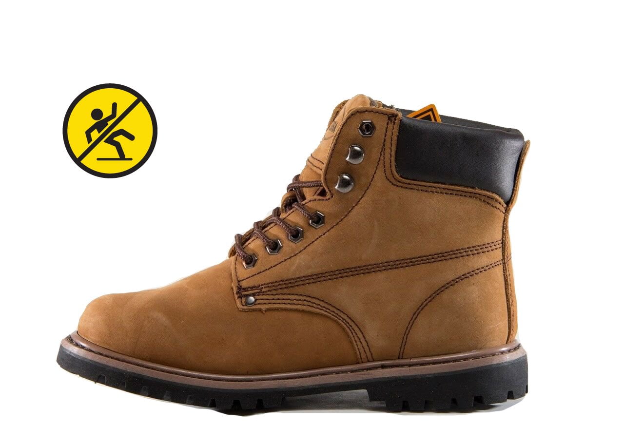 Cobra Men's Work Boot C11 Brown Genuine Leather Goodyear Welt ...