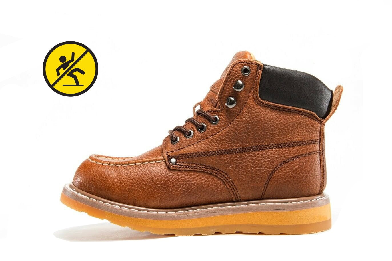 Cobra Men's Work Boot C27M Dark Brown Genuine Leather Goodyear Welt ...