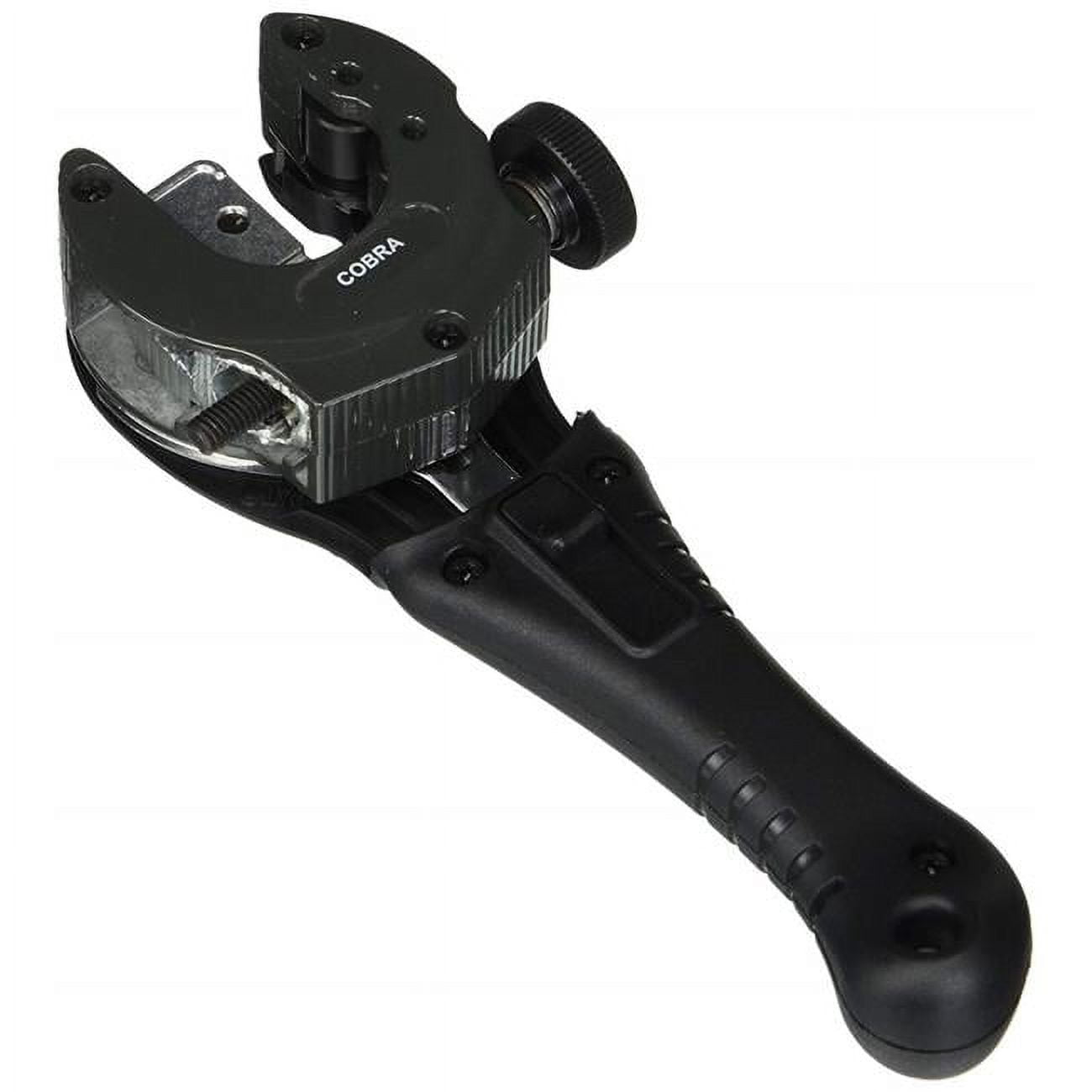 Cobra Plumbing PST011 2-In-1 Black Tube Cutter with Ratchet Handle ...