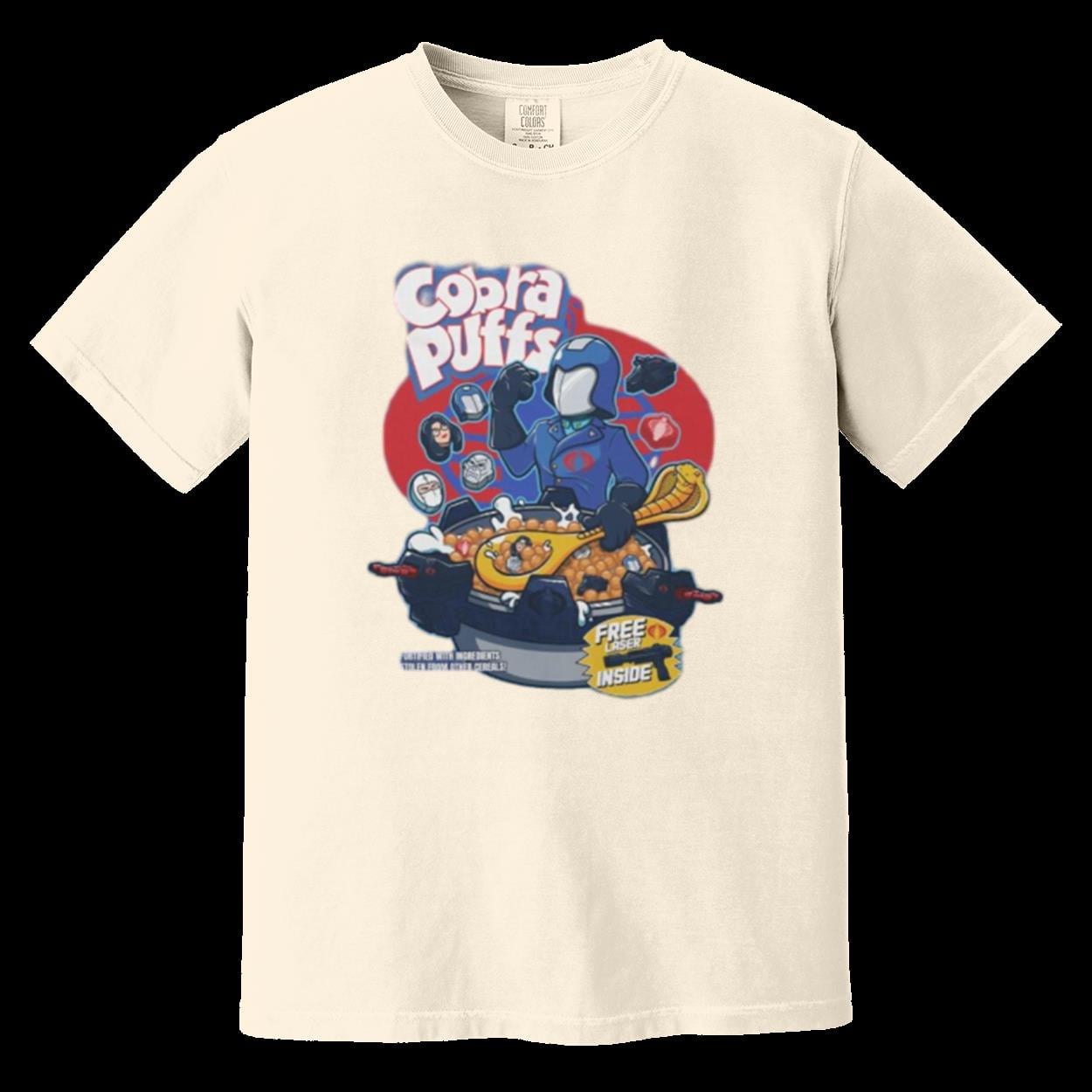 Cobra Puffs Meme Snake Parody Art On Comfort Color T-Shirts, for men ...