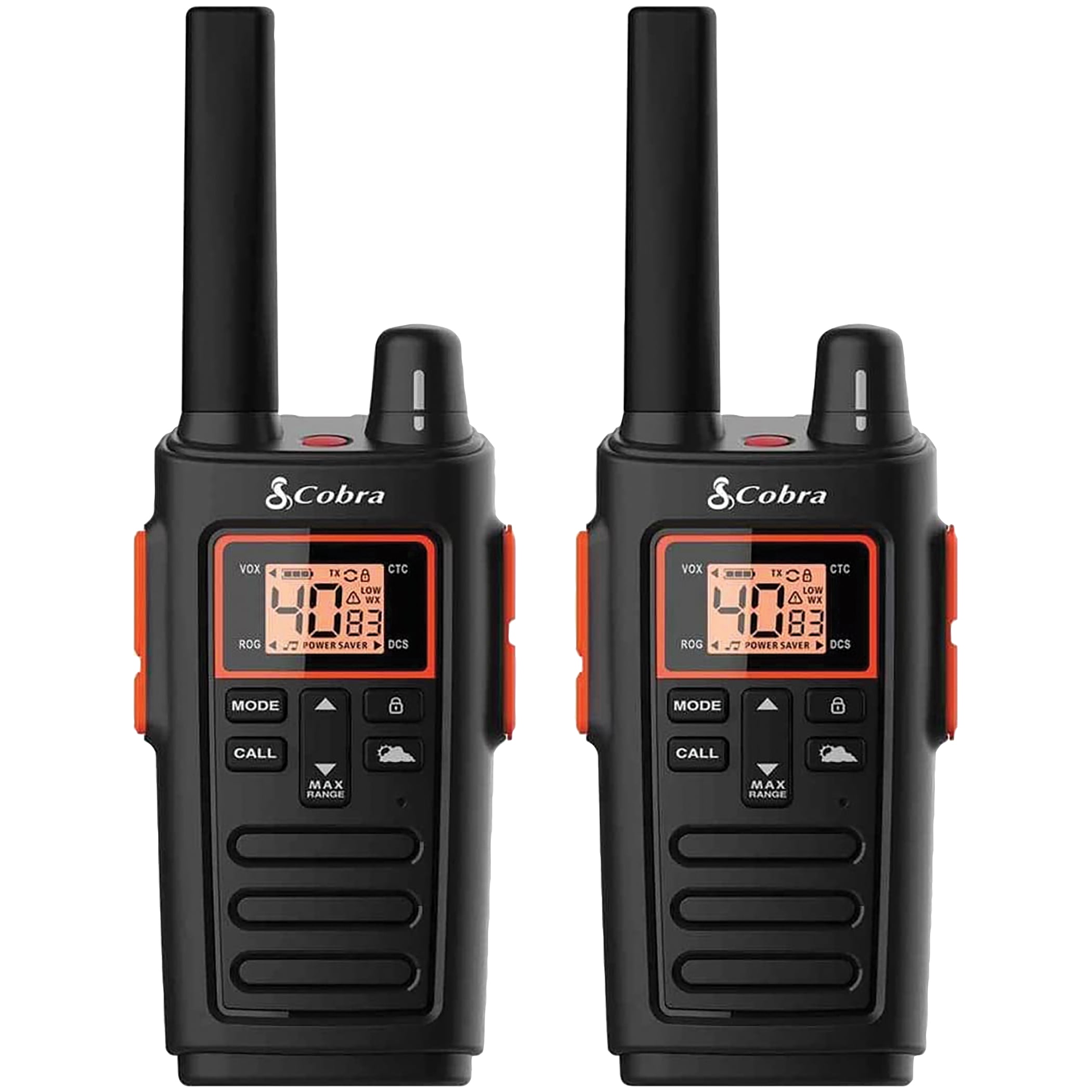 Cobra, Walkie Talkies, RX380, Rechargeable, 40 Channels - Walmart.com
