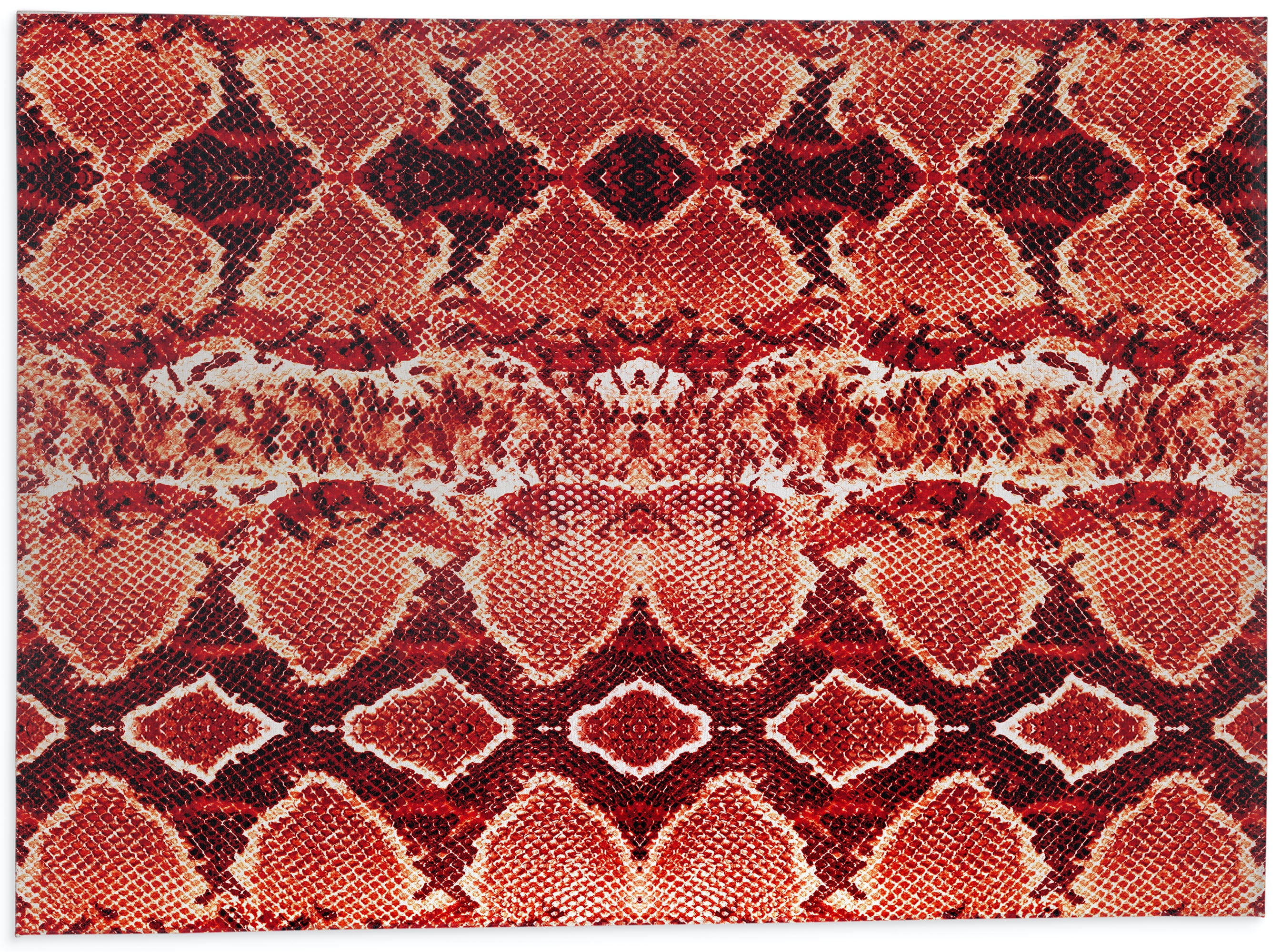 Cobra Red Area Rug by Kavka Designs - Walmart.com