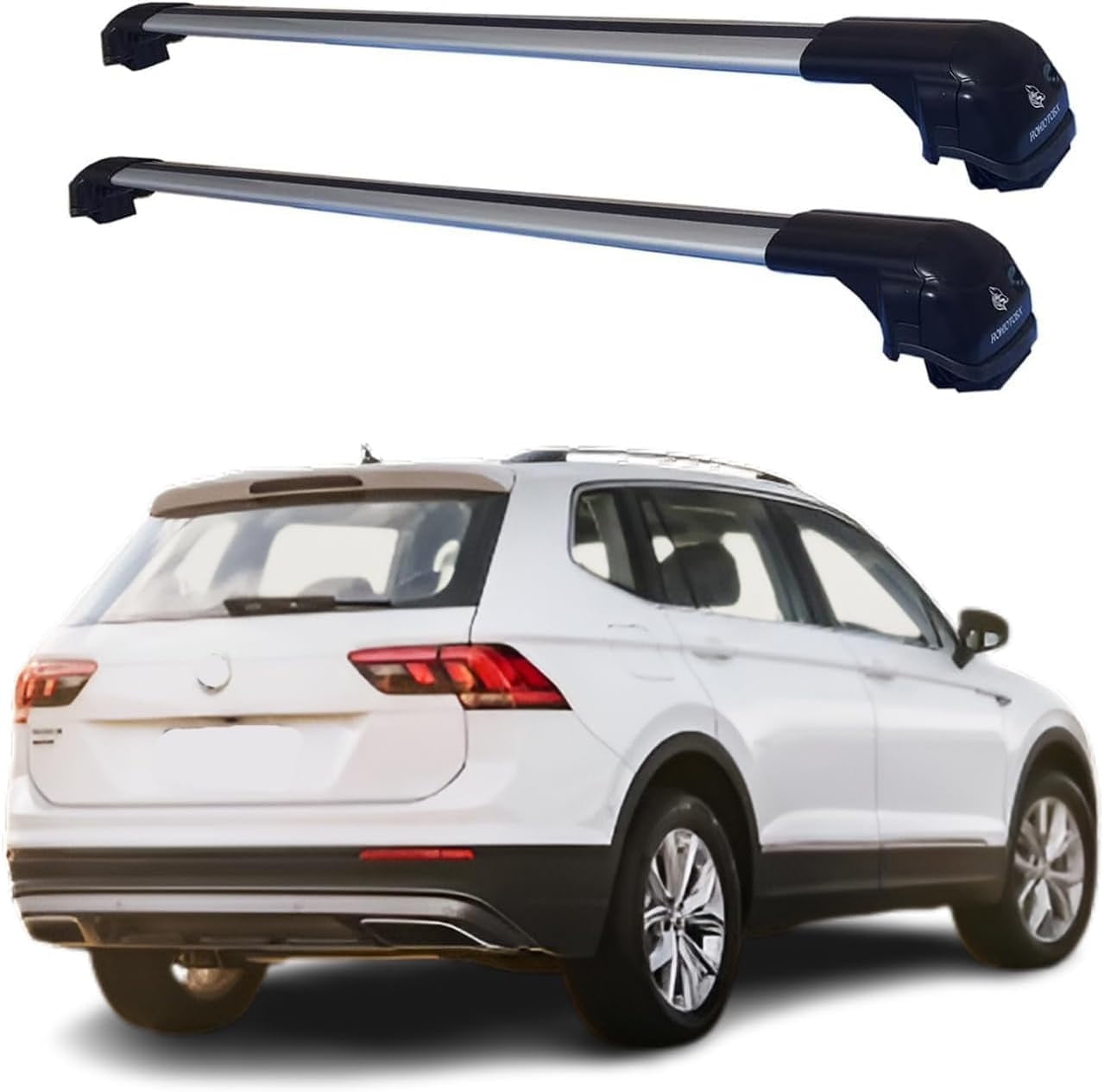 Cobra Roof Rack Crossbars Fits 2018-2026 Volkswage-n Tiguan Factory Raised Side Rails only ...
